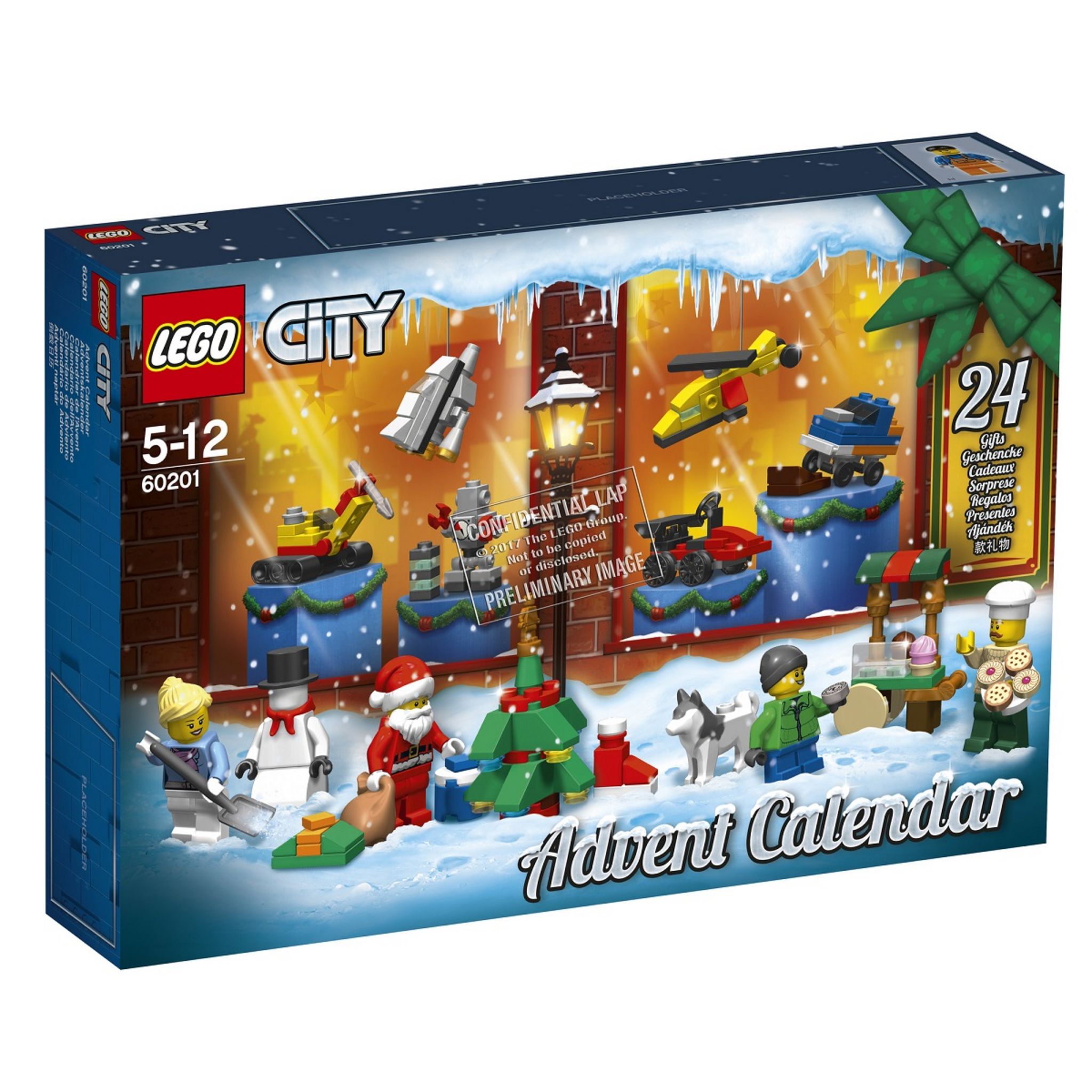 LEGO 60201 City - Le calendrier de l'Avent pas cher - Auchan.fr
