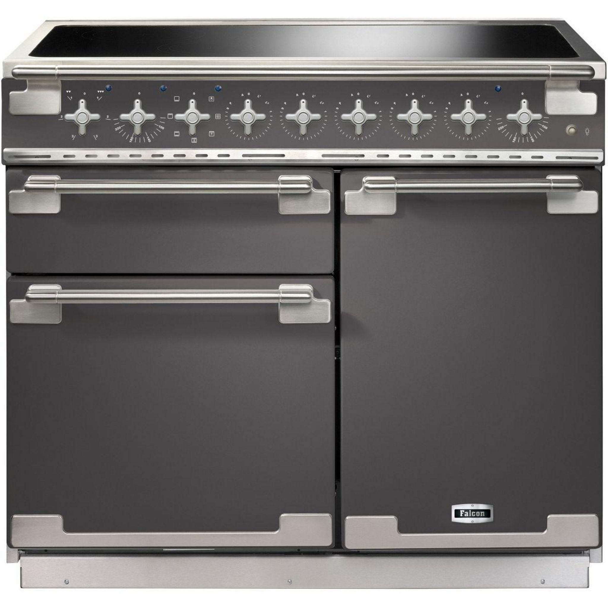 Falcon Piano de cuisson induction ELISE100 INDUC GRIS ARDOISE pas cher ...