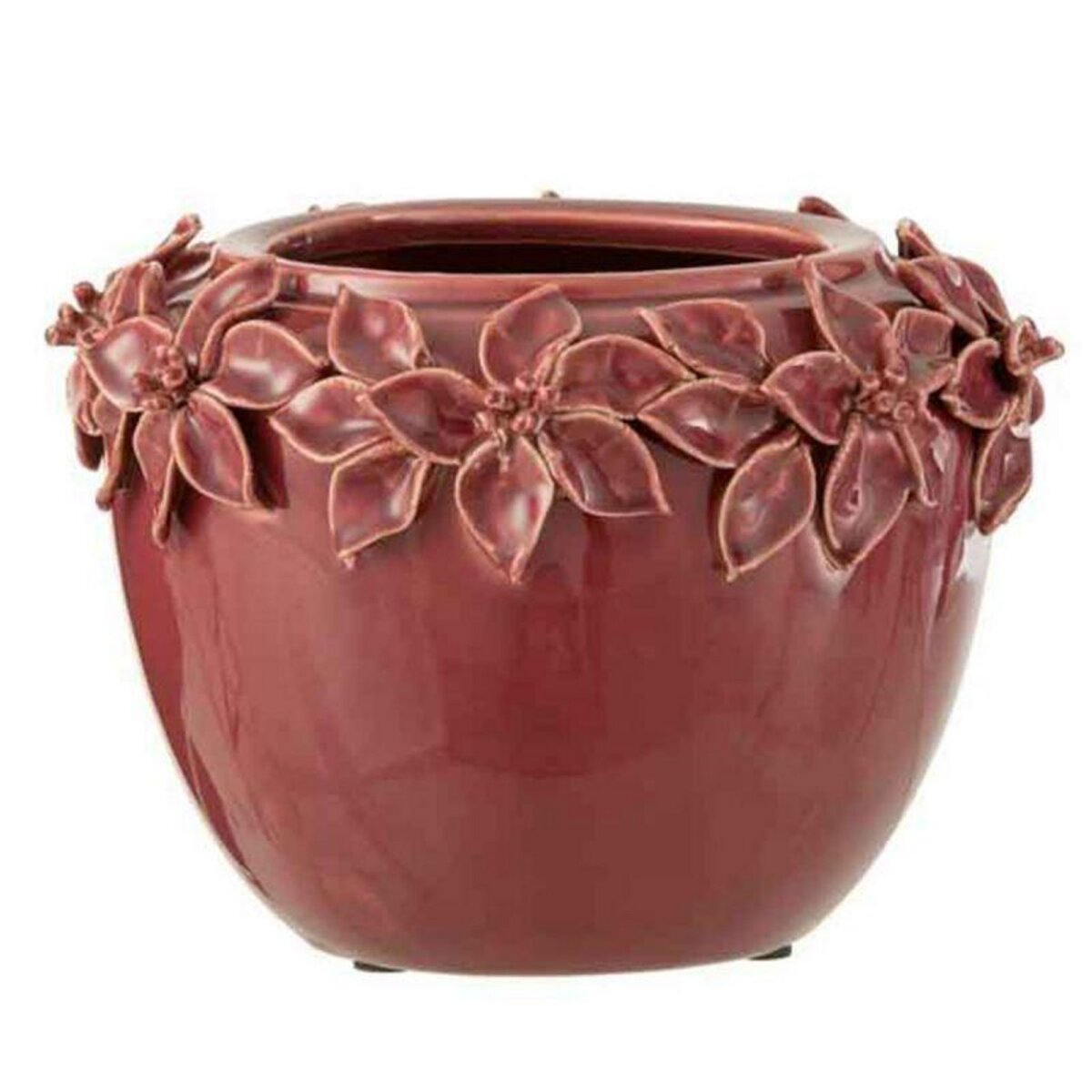 Paris Prix Cache-Pot en Céramique Flora 21cm Rose pas cher - Auchan.fr