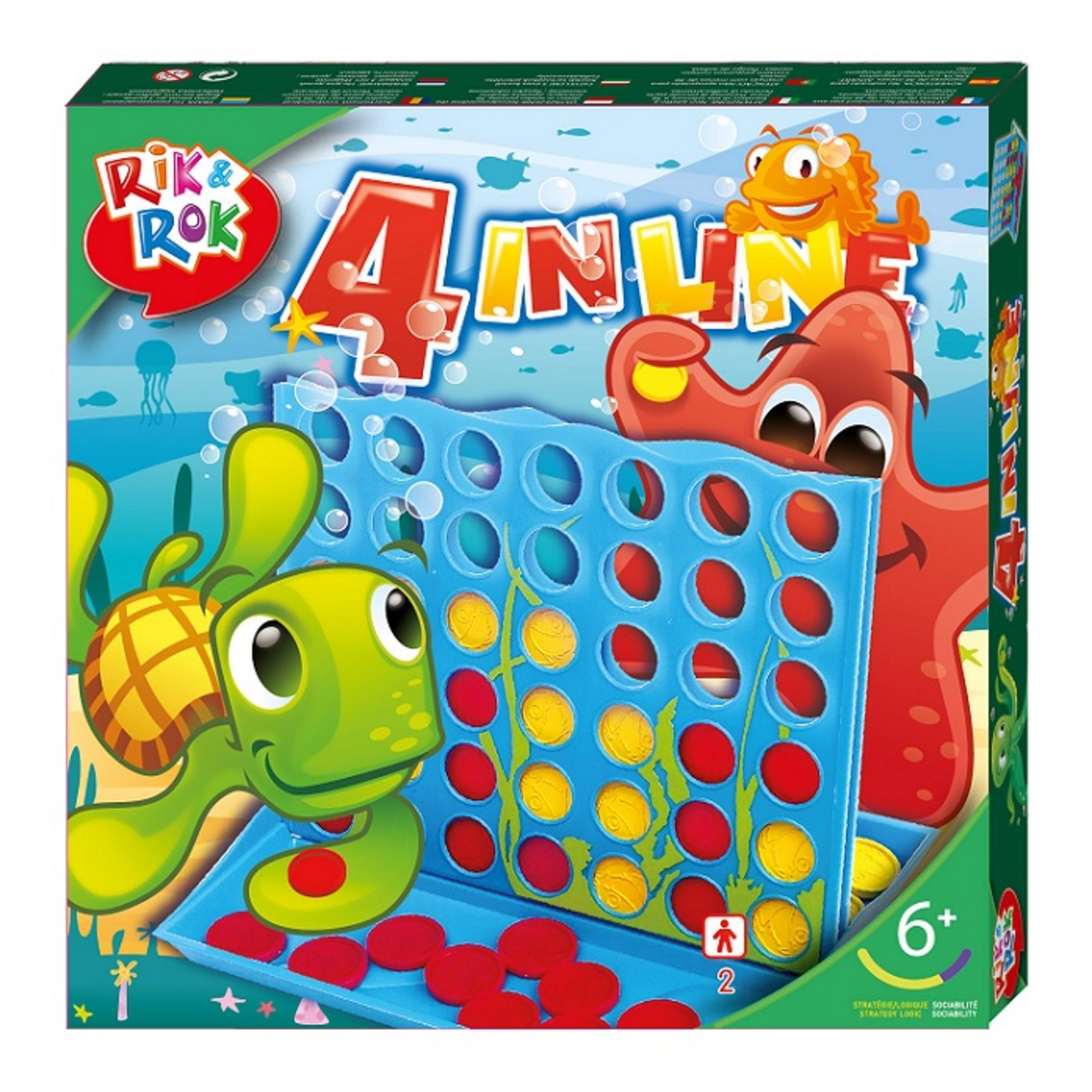 RIK & ROK Jeu 4 à la suite pas cher - Auchan.fr