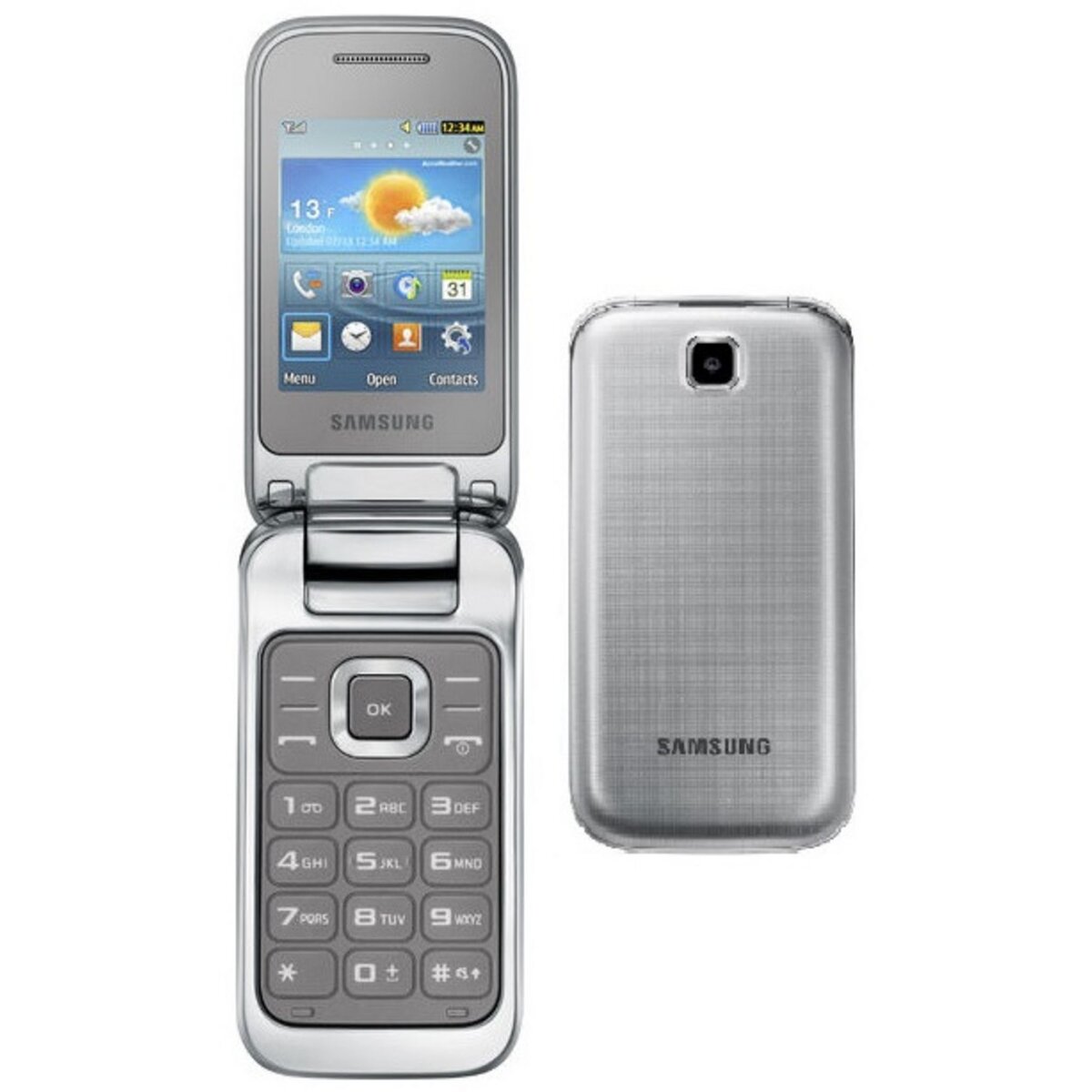 SAMSUNG Téléphone non smartphone C3590 Titanium Silver pas cher - Auchan.fr