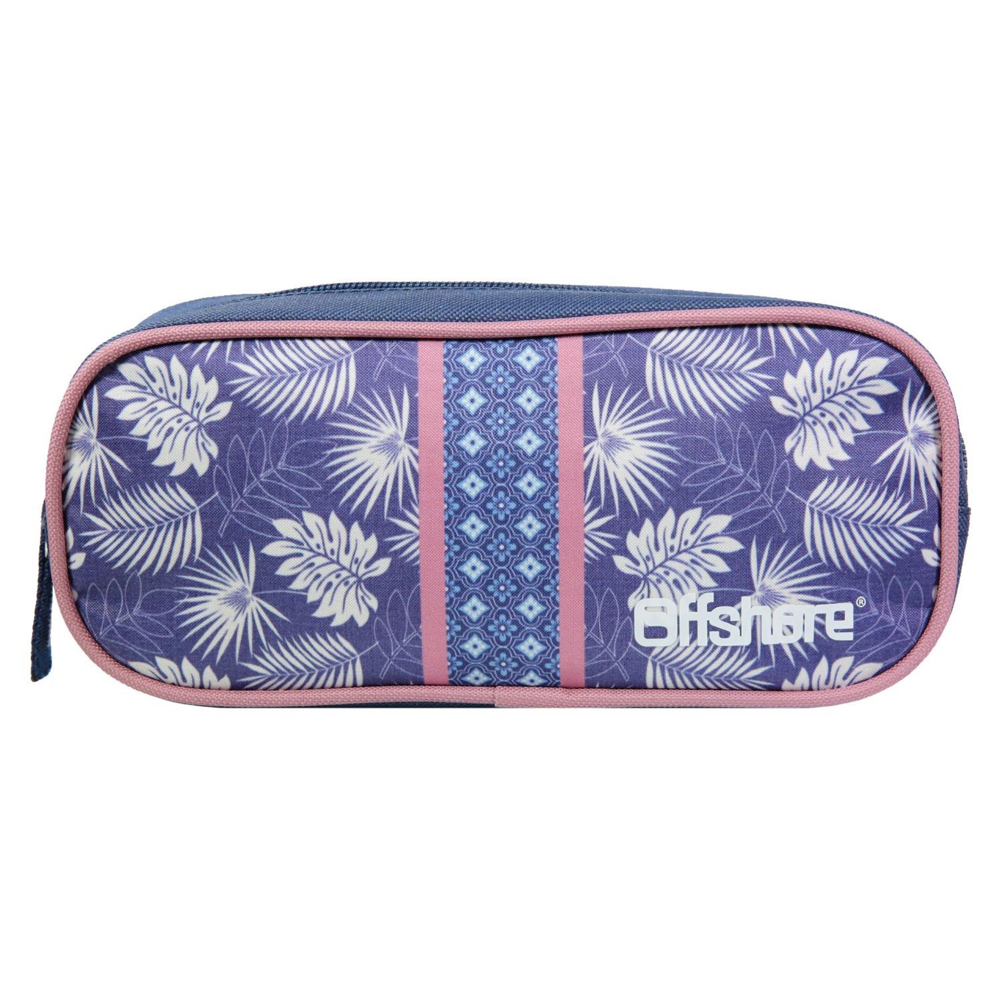 Bagtrotter BAGTROTTER Trousse scolaire rectangulaire Offshore Bleu pas ...