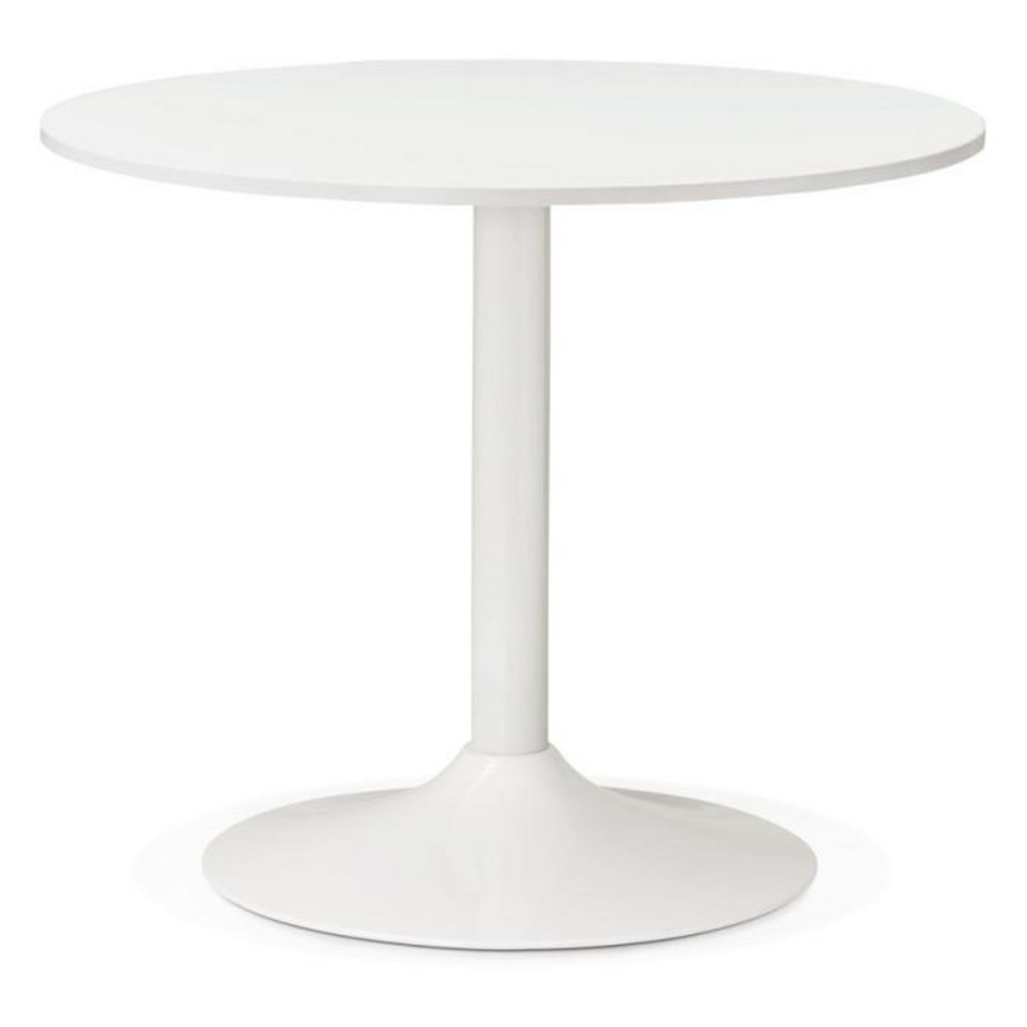 Paris Prix Table d'Appoint Design Vanta 90cm Blanc pas cher - Auchan.fr