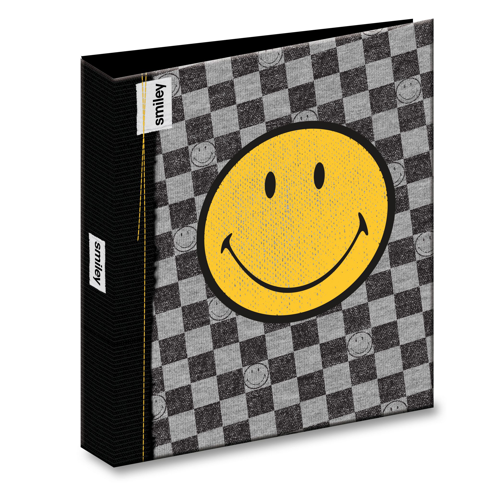 Classeur rigide A4 Smiley noir pas cher - Auchan.fr