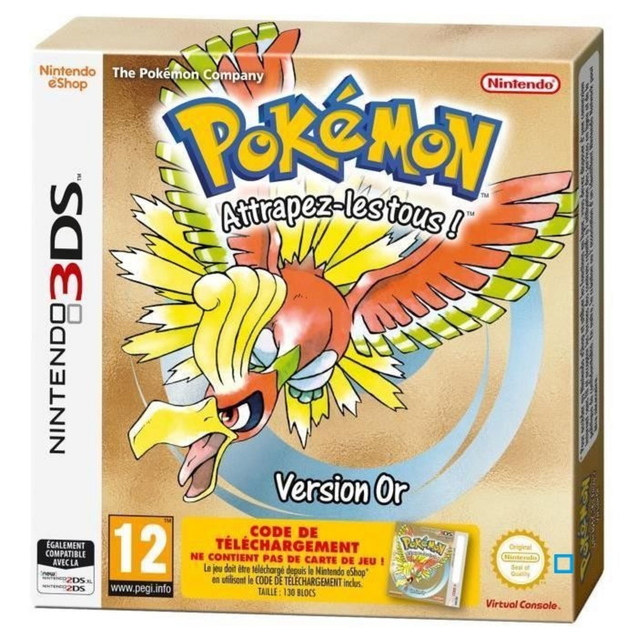 Pokemon Version Or 3DS pas cher - Auchan.fr