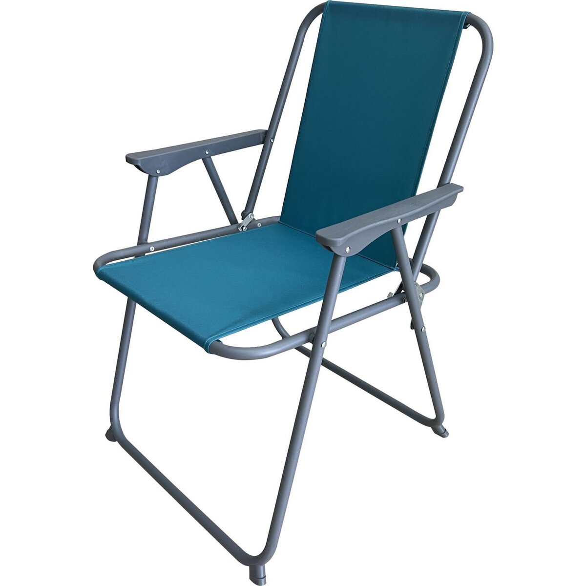 GARDENSTAR Chaise de plage pliante - Acier et polyester - Azur pas cher ...