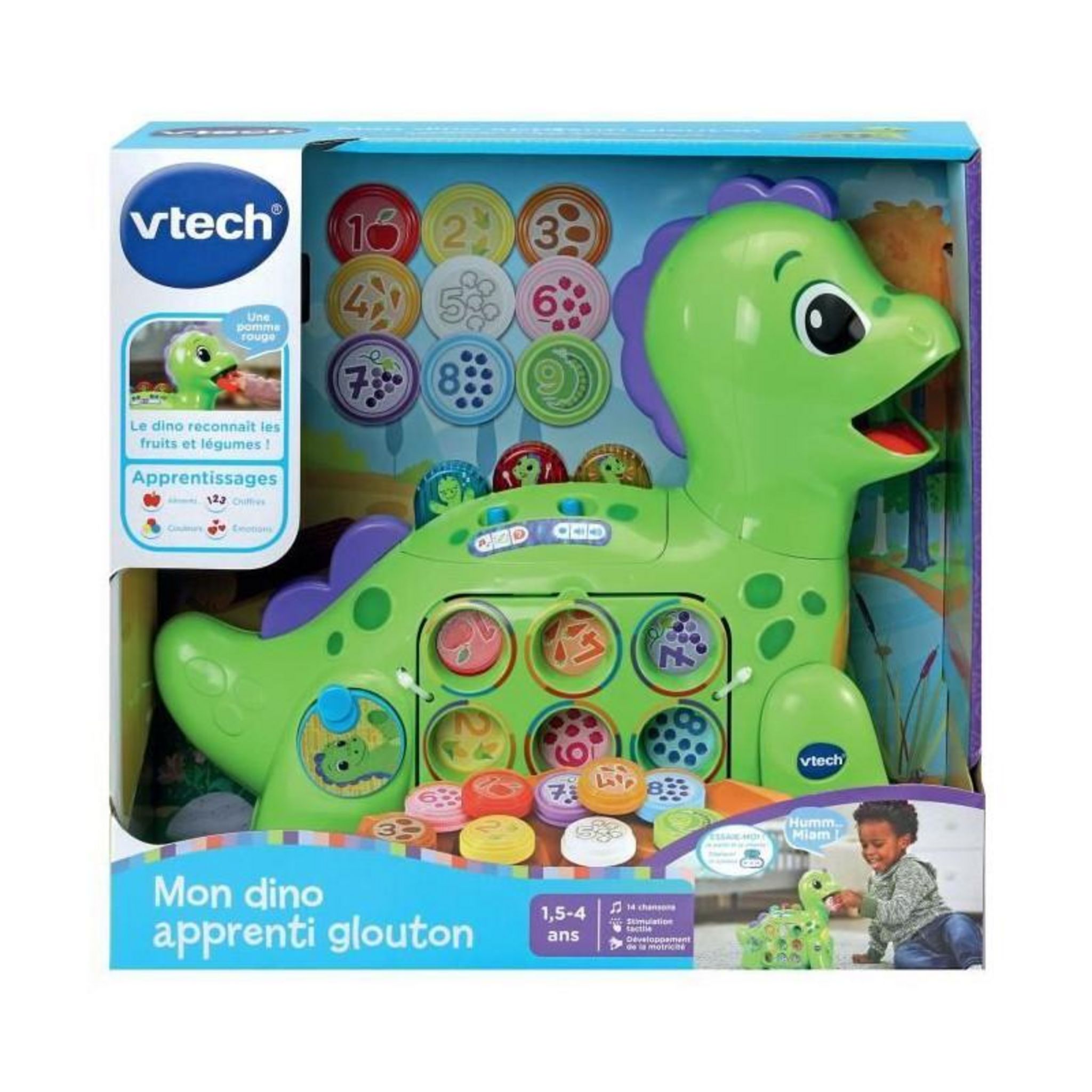 VTECH BABY VTECH MON DINO APPRENTI GLOUTON pas cher - Auchan.fr