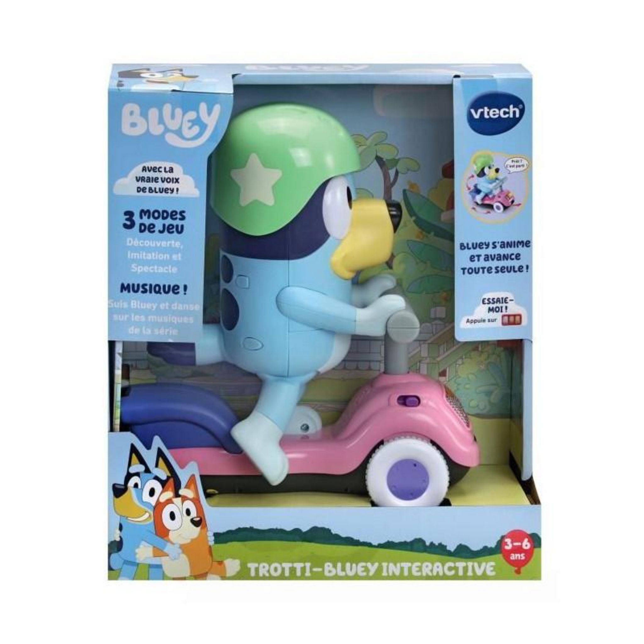 VTECH VTECH BLUEY - TROTTI-BLUEY INTERACTIVE pas cher - Auchan.fr