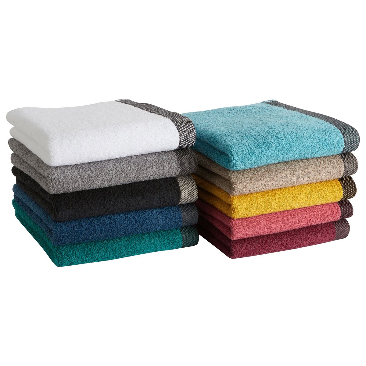 ACTUEL Maxi drap de bain uni en coton 450GSM pas cher - Auchan.fr