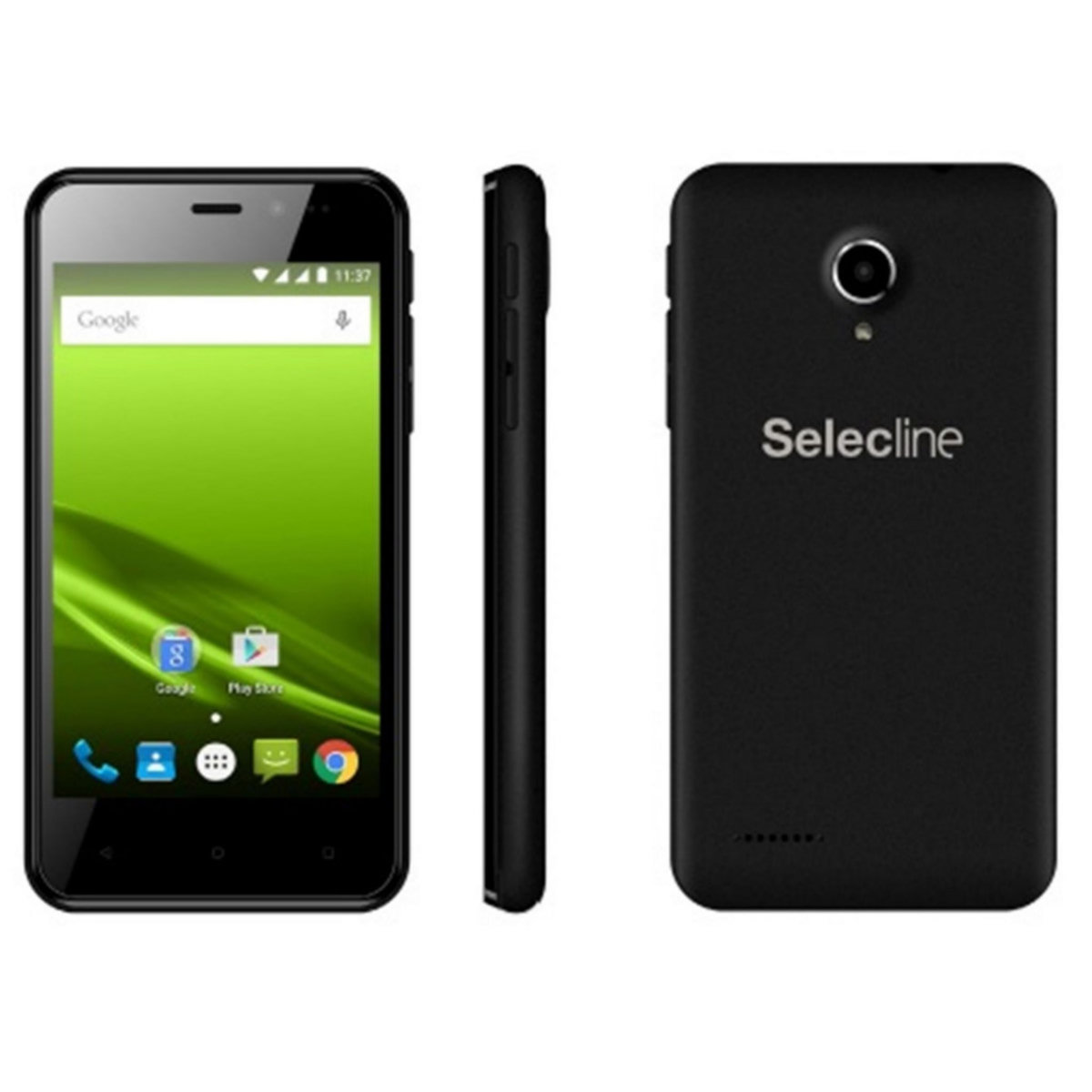 SELECLINE Smartphone - 865064 - Noir pas cher - Auchan.fr