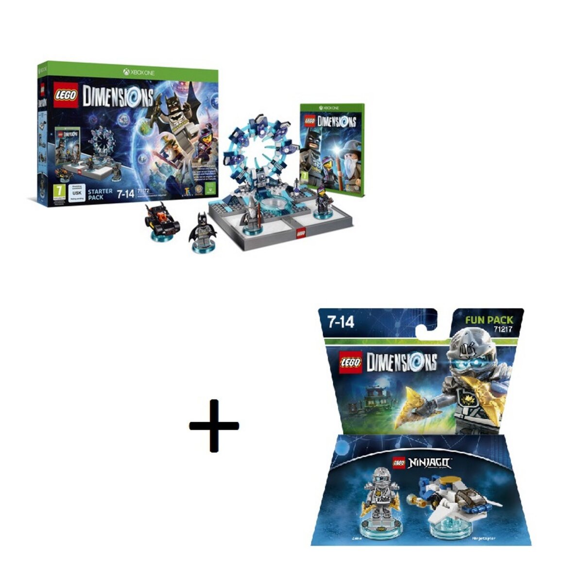 Lego Dimensions - Pack de démarrage Xbox One + Figurine Lego dimensions ...