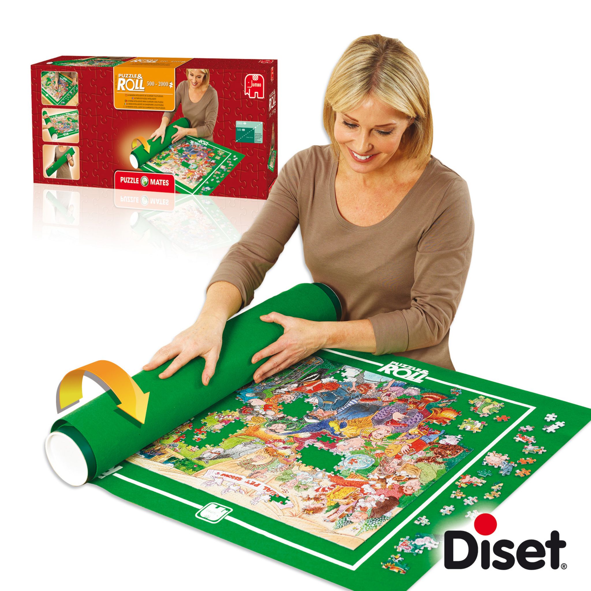 DISET Puzzle & Roll 500 à 2000 pièces pas cher - Auchan.fr