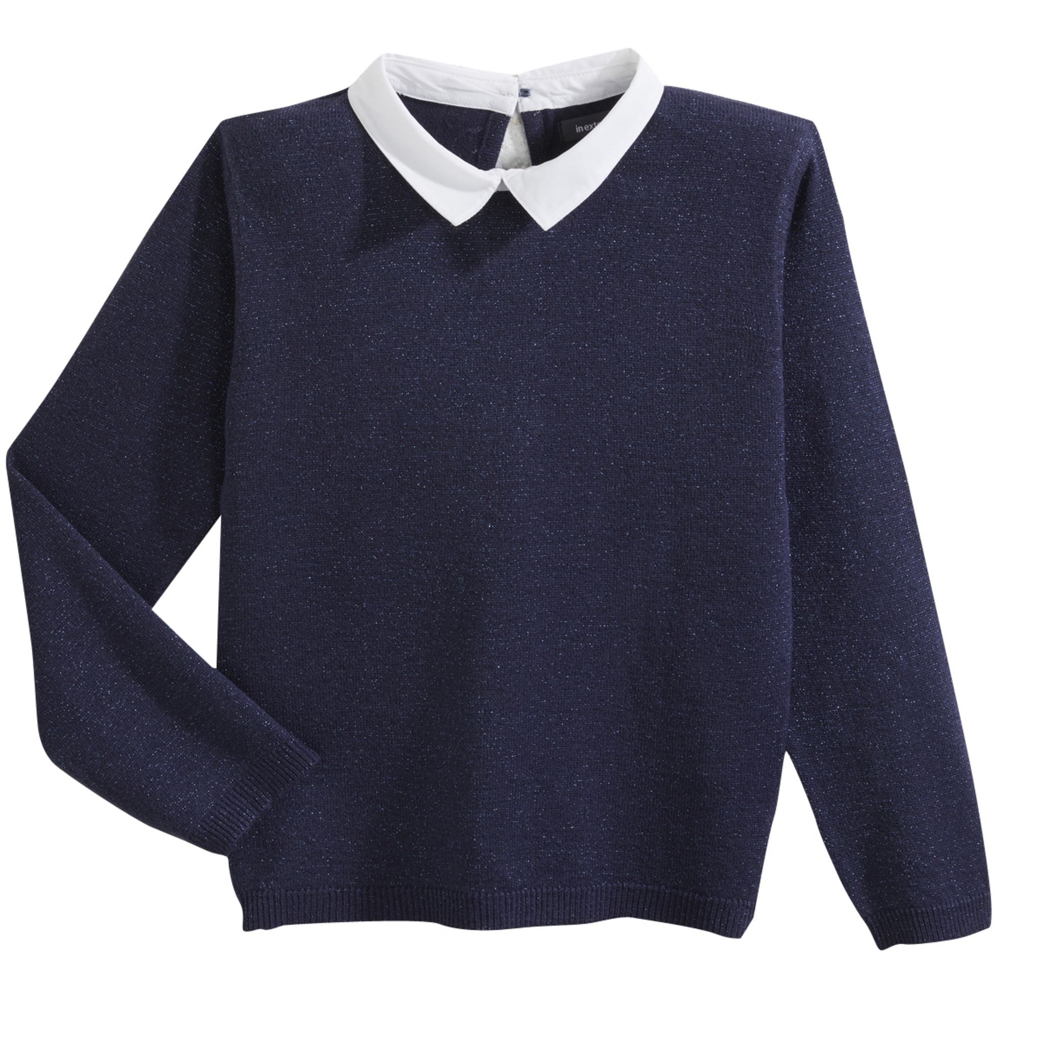 INEXTENSO Pull faux double col fille pas cher - Auchan.fr