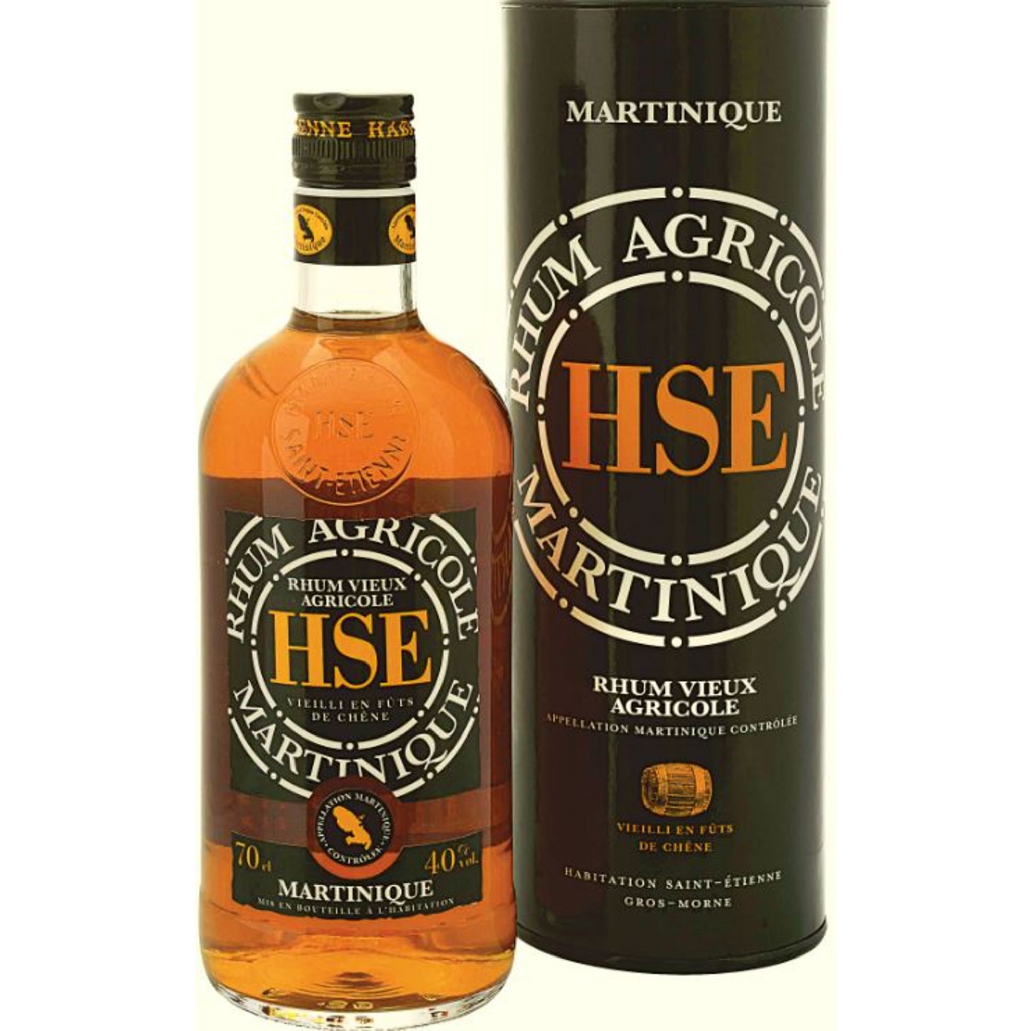 HSE Rhum HSE Vieux Agricole - 70cl pas cher - Auchan.fr