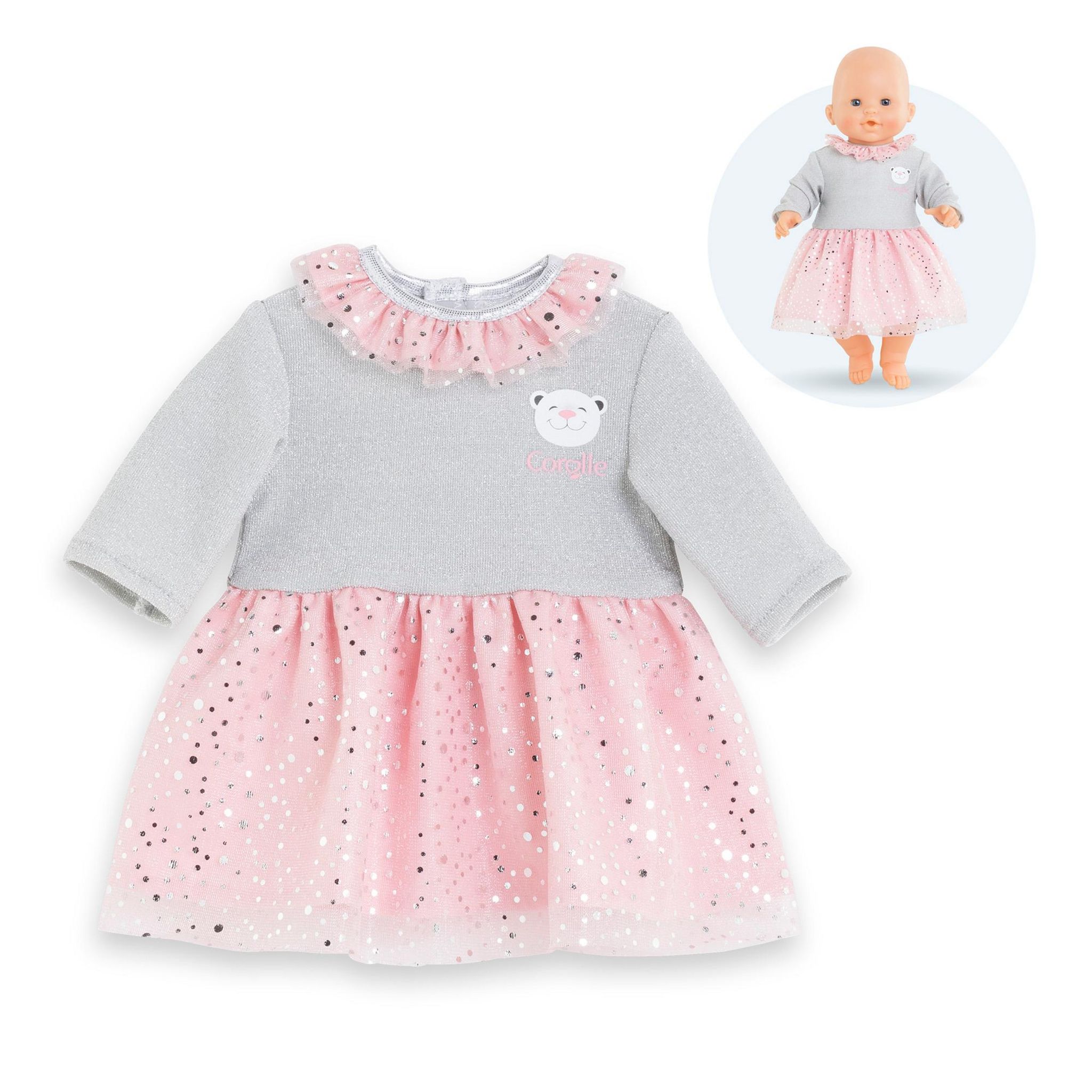 Corolle Robe Soir de Fête pour poupon 36 cm pas cher - Auchan.fr