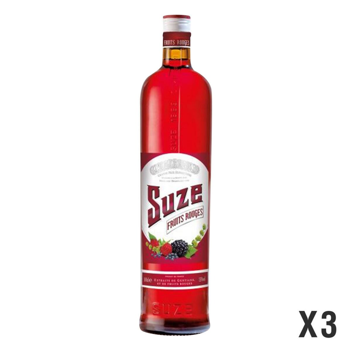 Suze Fruits Rouges 15% 1L pas cher - Auchan.fr