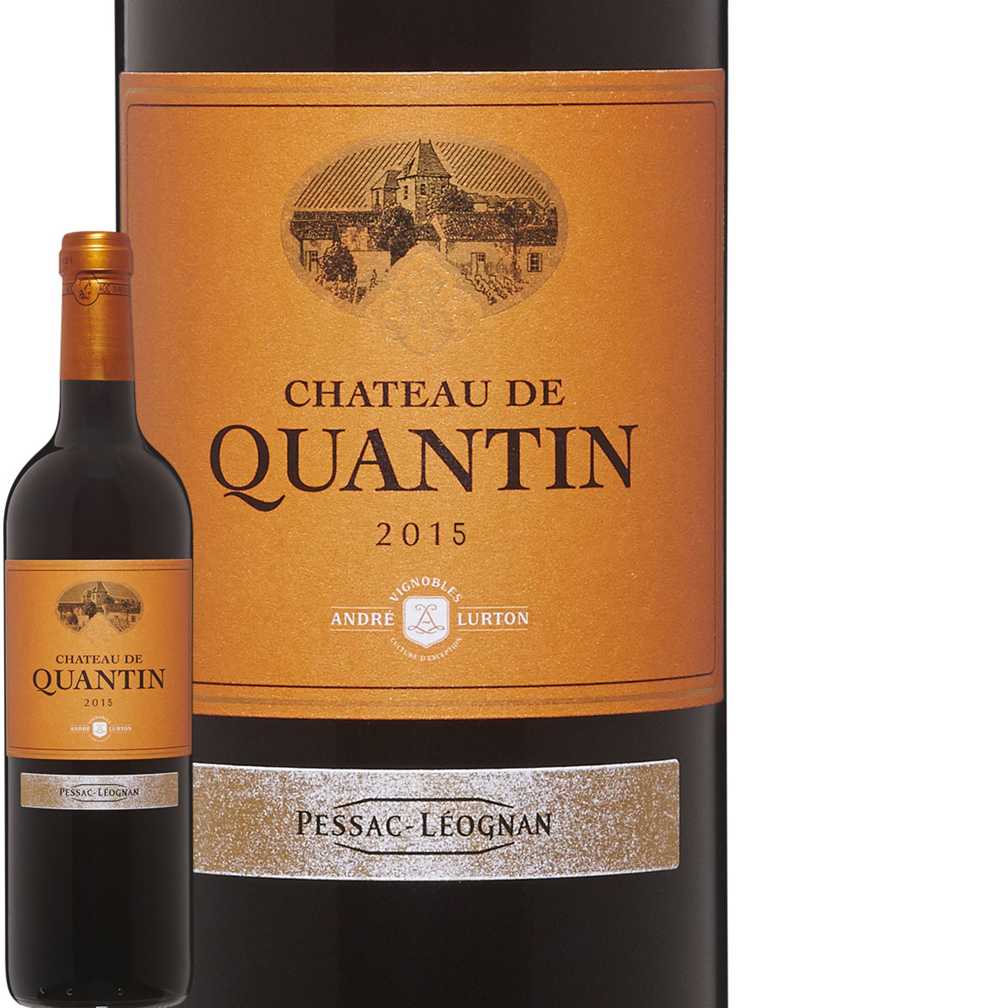 Château de Quantin Pessac-Léognan Rouge 2015 pas cher - Auchan.fr
