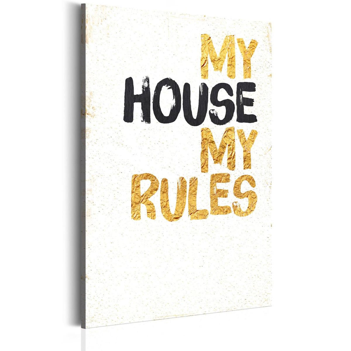 Paris Prix Tableau Imprimé Ma Maison : My House, My Rules pas cher ...