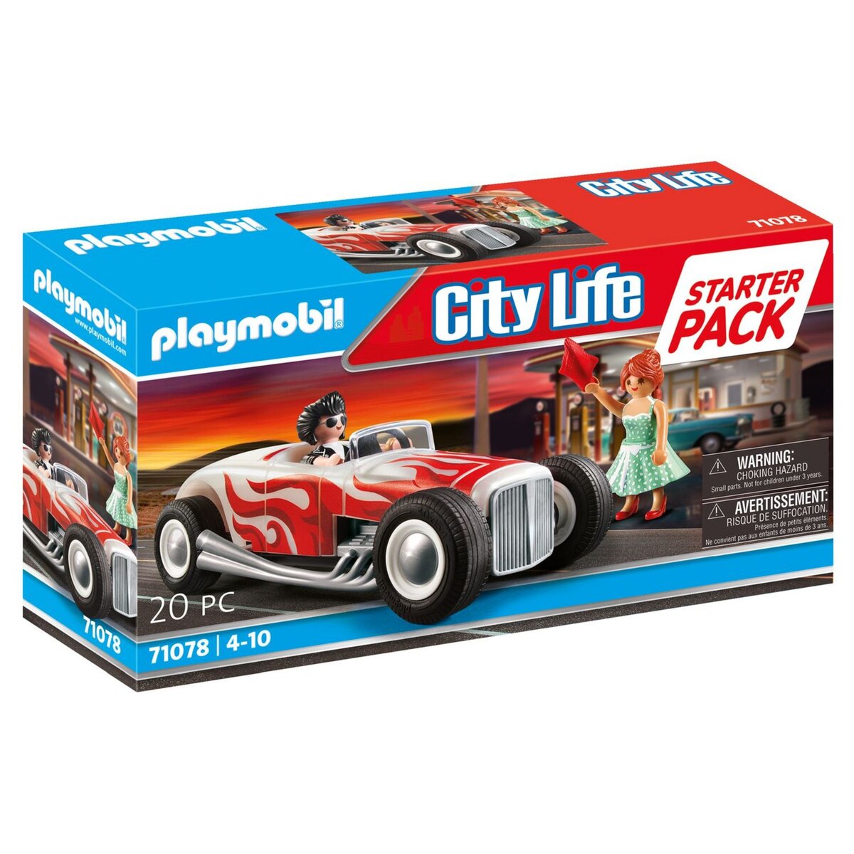 PLAYMOBIL 71078 Voiture vintage couple pas cher - Auchan.fr
