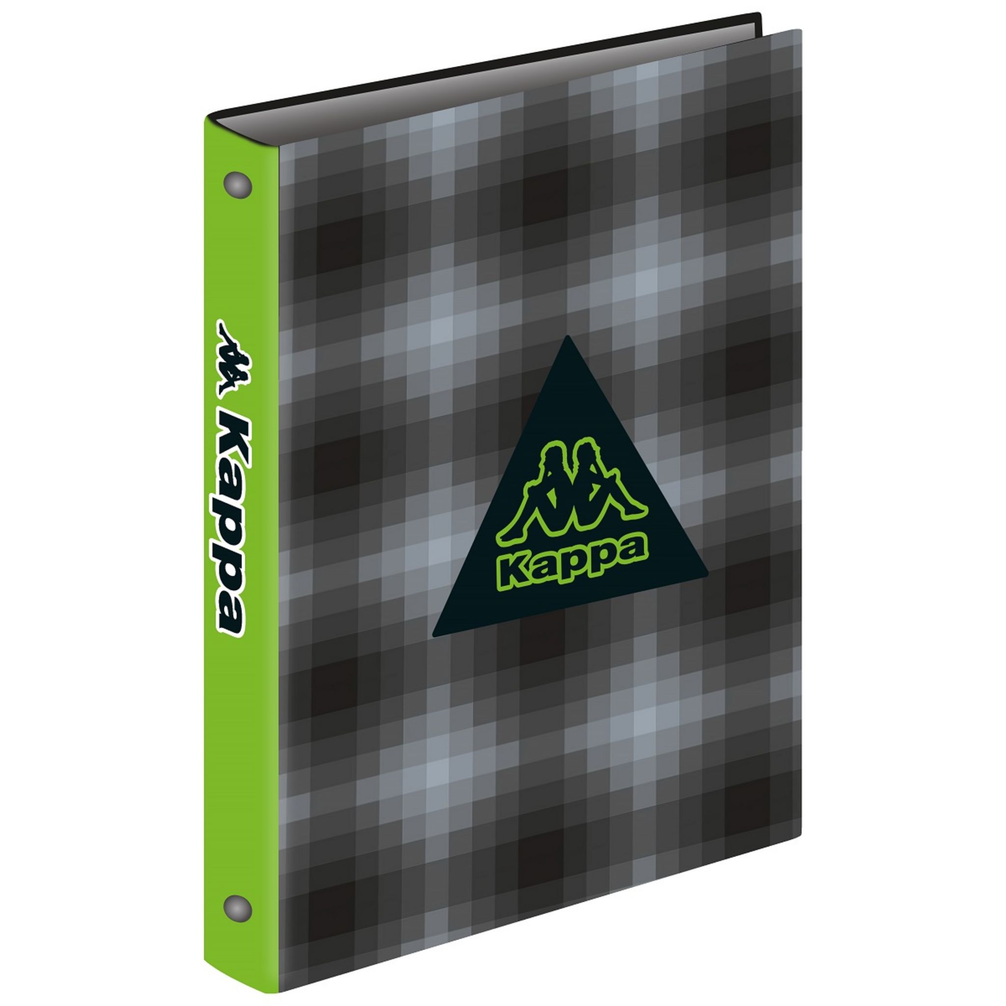 KAPPA Classeur A4 rigide dos 40mm Kappa - Pixel gris pas cher - Auchan.fr