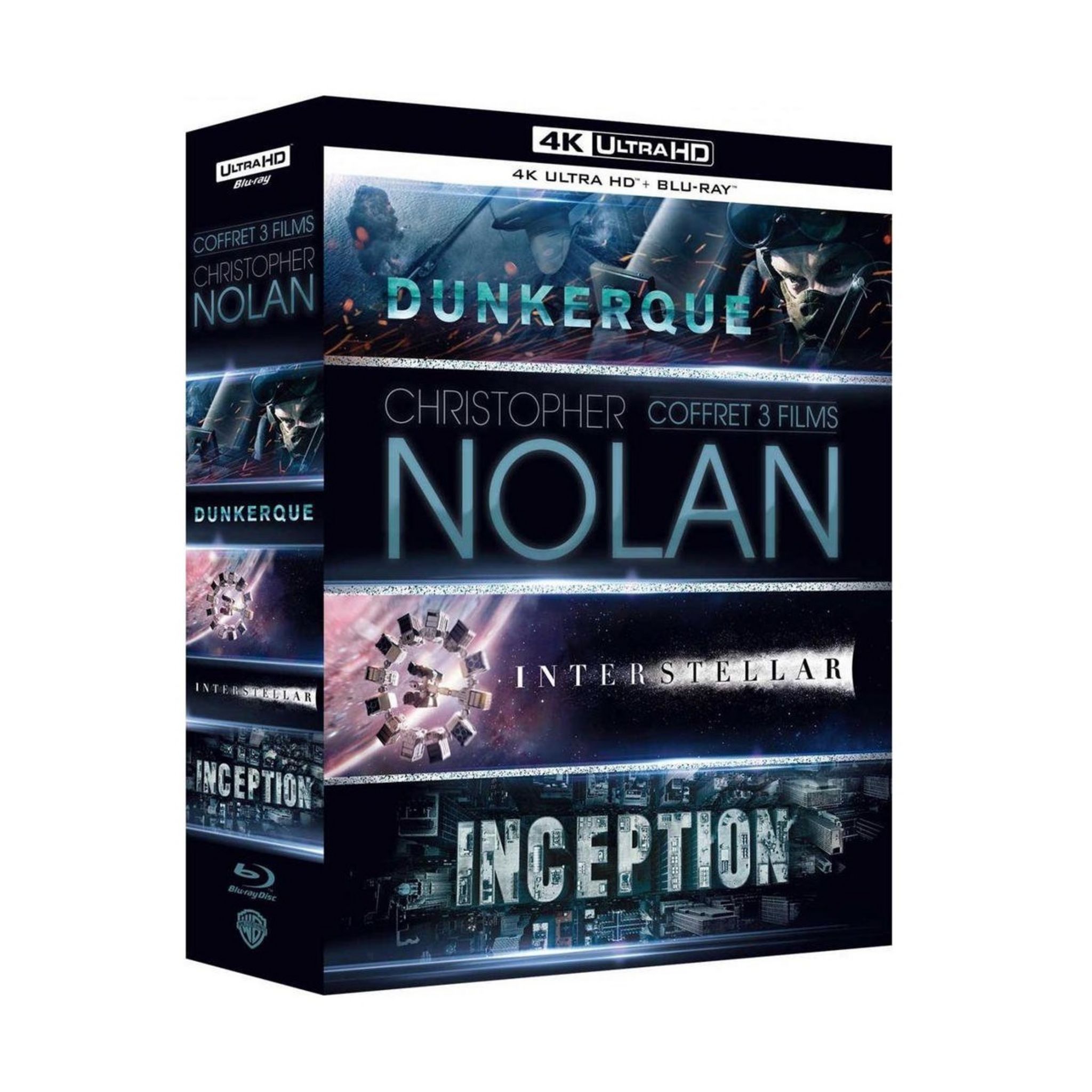 NOLAN - 3 FILMS BR 4K pas cher - Auchan.fr