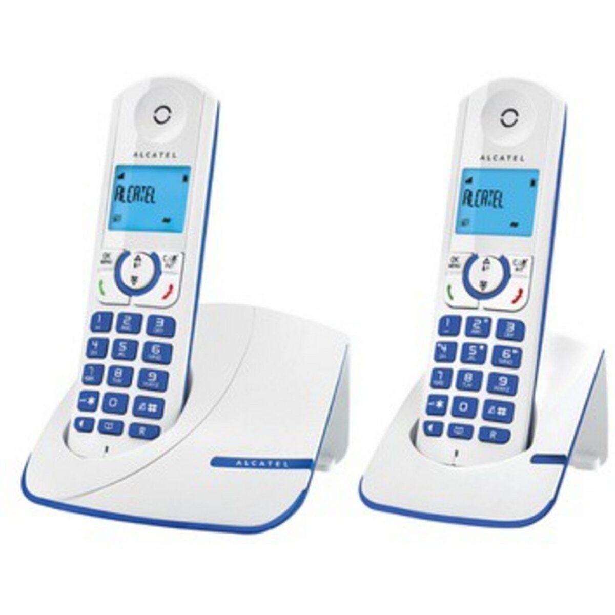 ALCATEL Telephone fixe F330 Duo pas cher - Auchan.fr