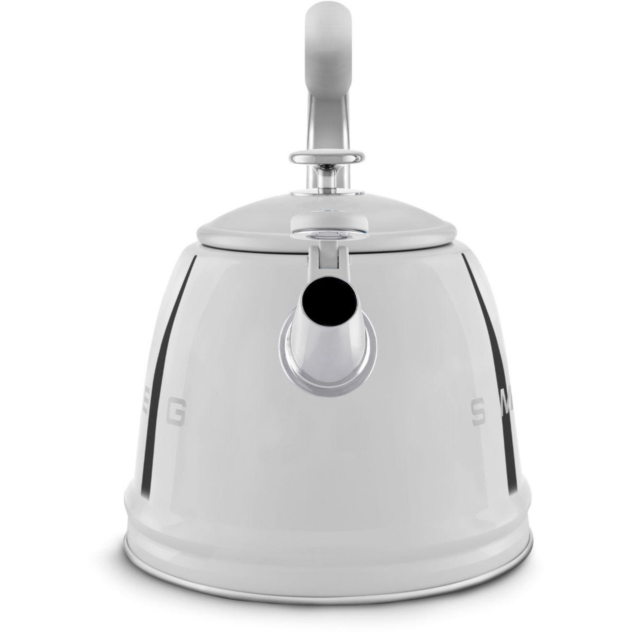 SMEG Bouilloire sifflante 2.3L Silver pas cher - Auchan.fr