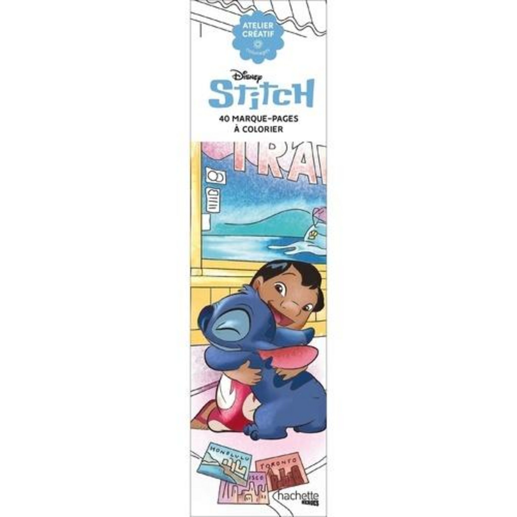 MARQUE-PAGES DISNEY STITCH. 40 MARQUE-PAGES A COLORIER, Loth Béatrice ...