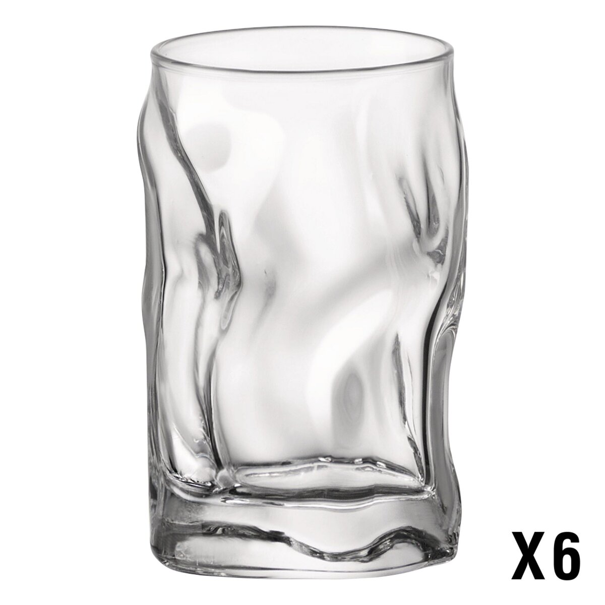 BORMIOLI ROCCO Set de 6 verres à liqueur SORGENTE 7 cl pas cher - Auchan.fr