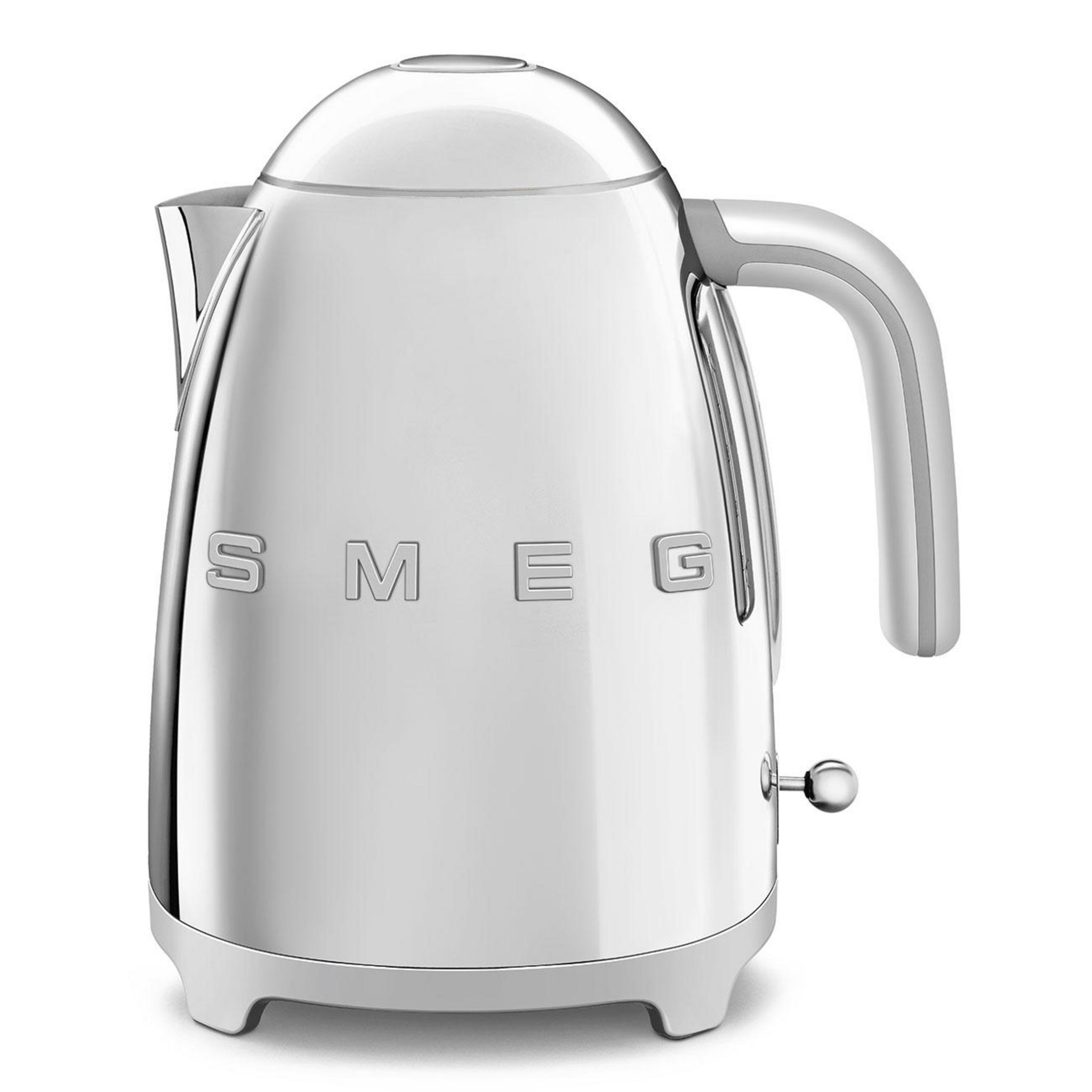 SMEG Bouilloire sans fil 1.7l 2400w chromé - klf03sseu pas cher - Auchan.fr