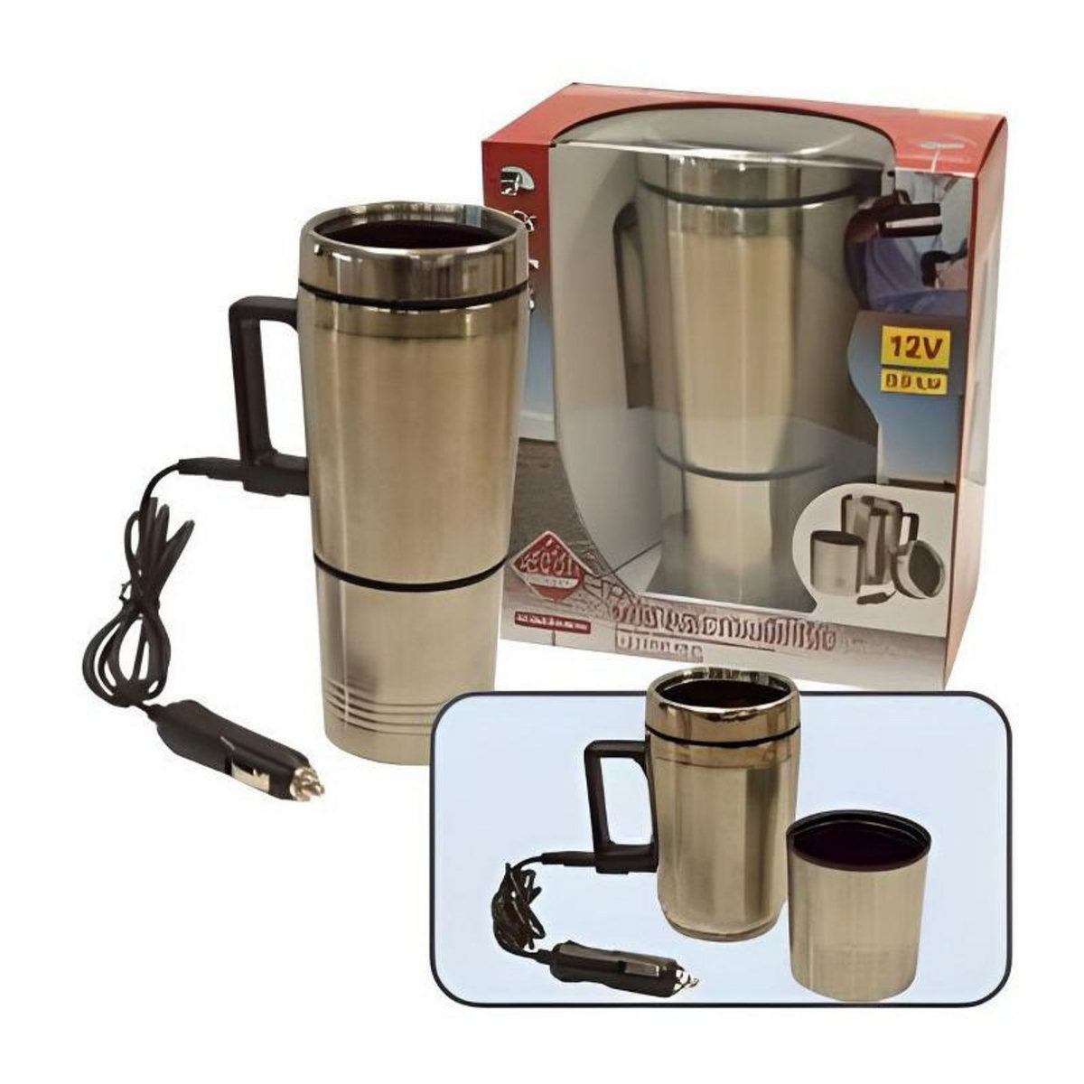 HTC EQUIPEMENT Tasse Mug Electrique 12V 0,5 Litre pas cher - Auchan.fr