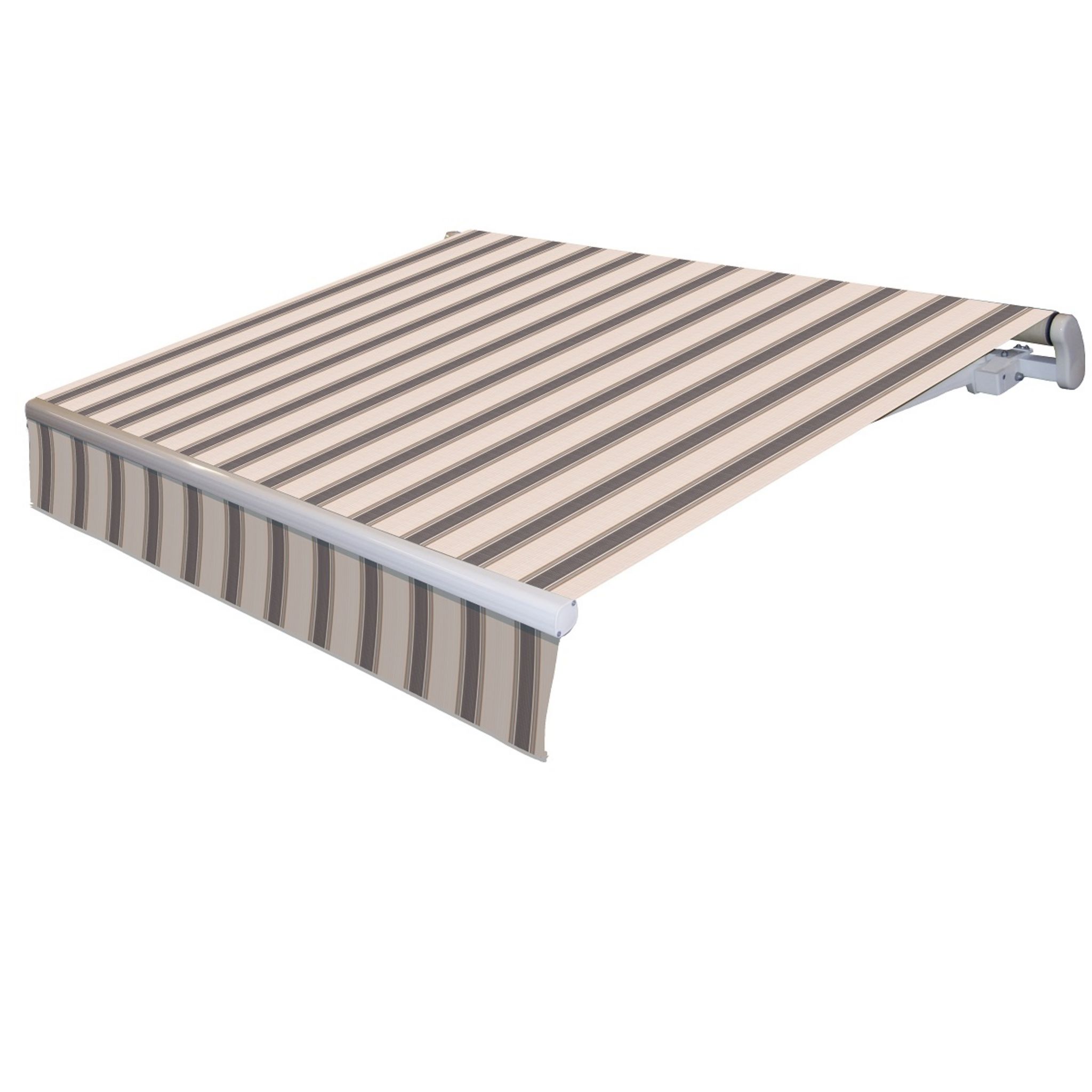 SUNSTYL Store motorisé 4x3.5m monobloc toile rayée VERACRUZ pas cher - Auchan.fr