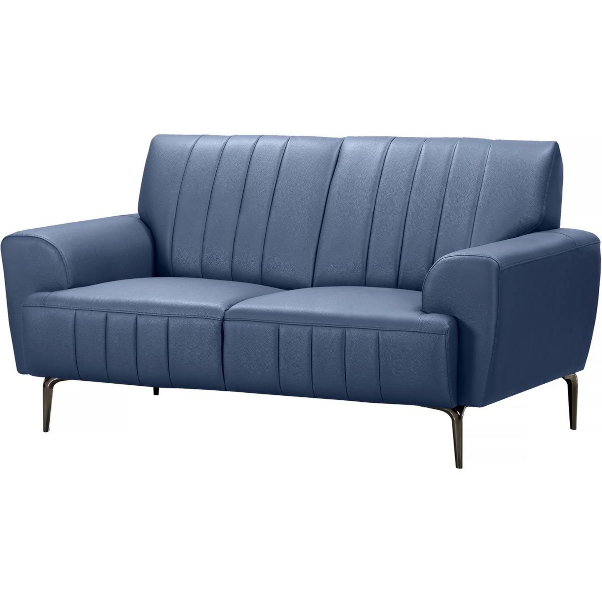 Habitat et Jardin Canapé droit fixe en cuir reconstitué Bosley - 162 x ...