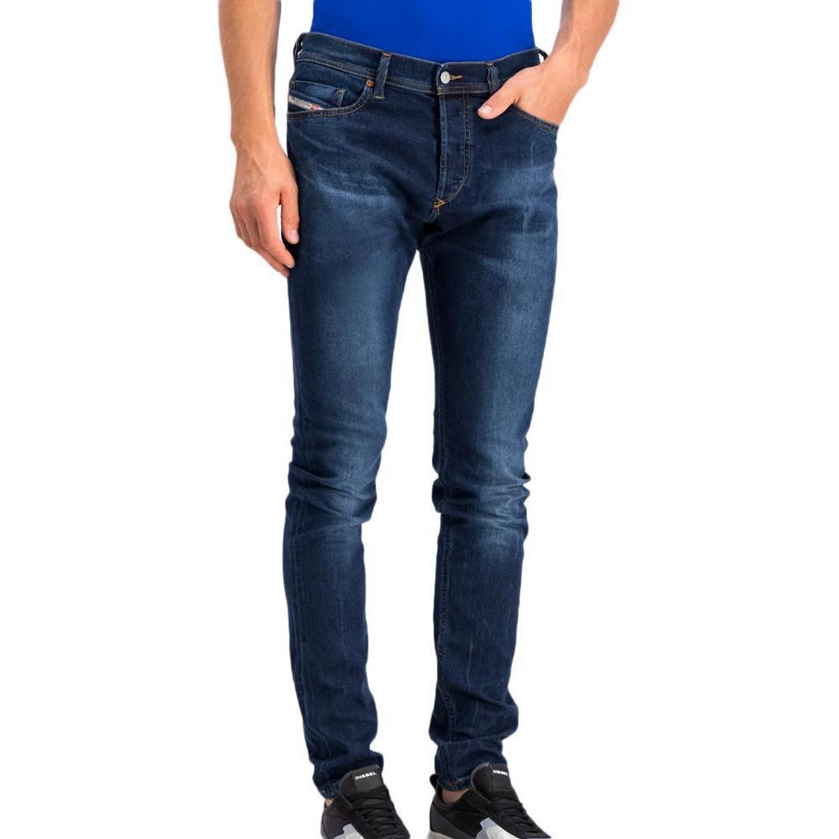 DIESEL Jean Slim Délavé Homme Diesel Tepphar W28 pas cher - Auchan.fr