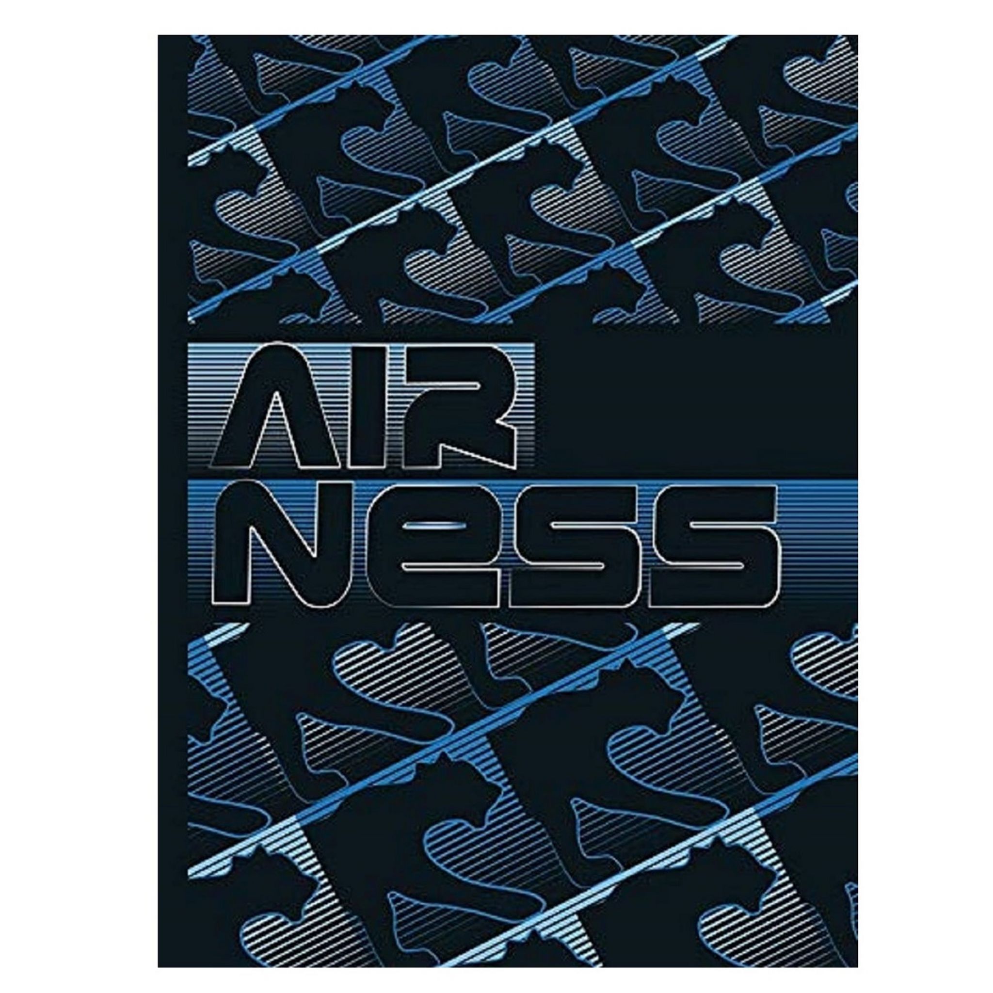 AIRNESS Cahier de texte 16x22 cm Airness bleu et noir pas cher - Auchan.fr