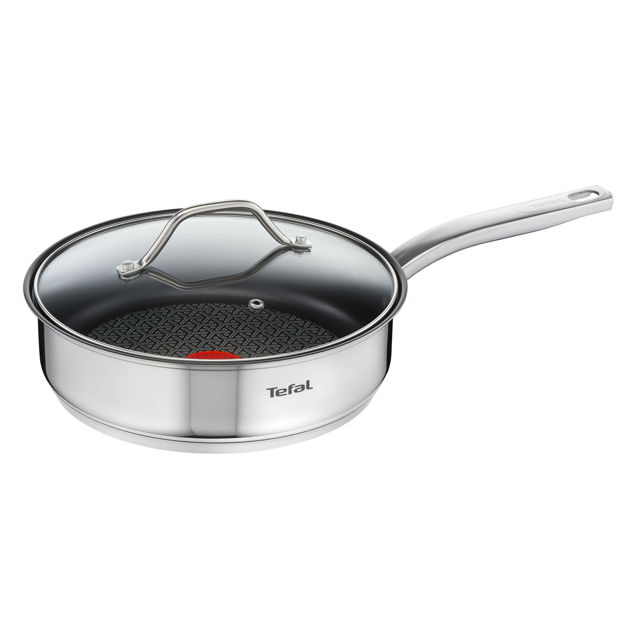 TEFAL Sauteuse avec couvercle INTUITION Inox 24 cm pas cher - Auchan.fr