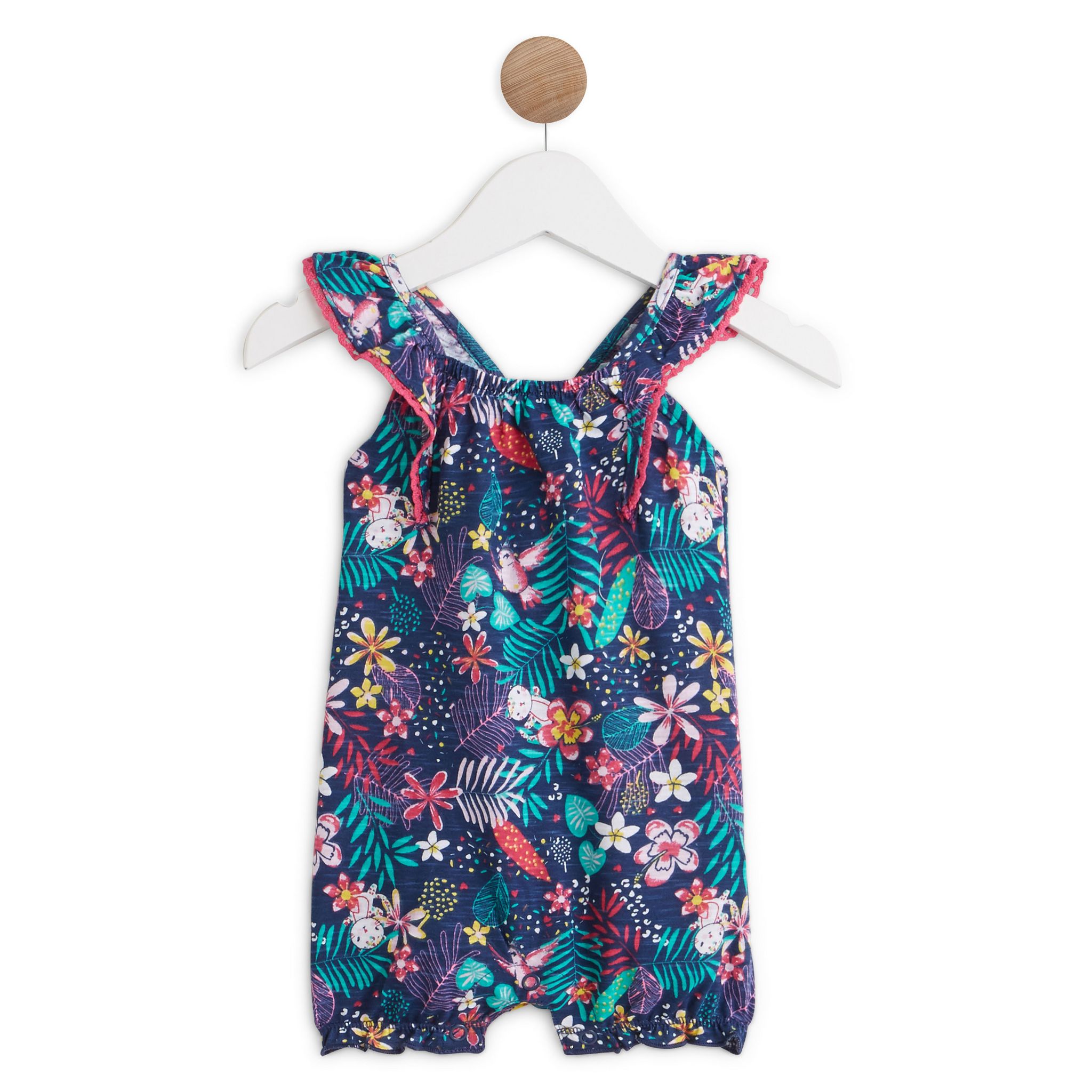 IN EXTENSO Combishort bébé fille pas cher - Auchan.fr