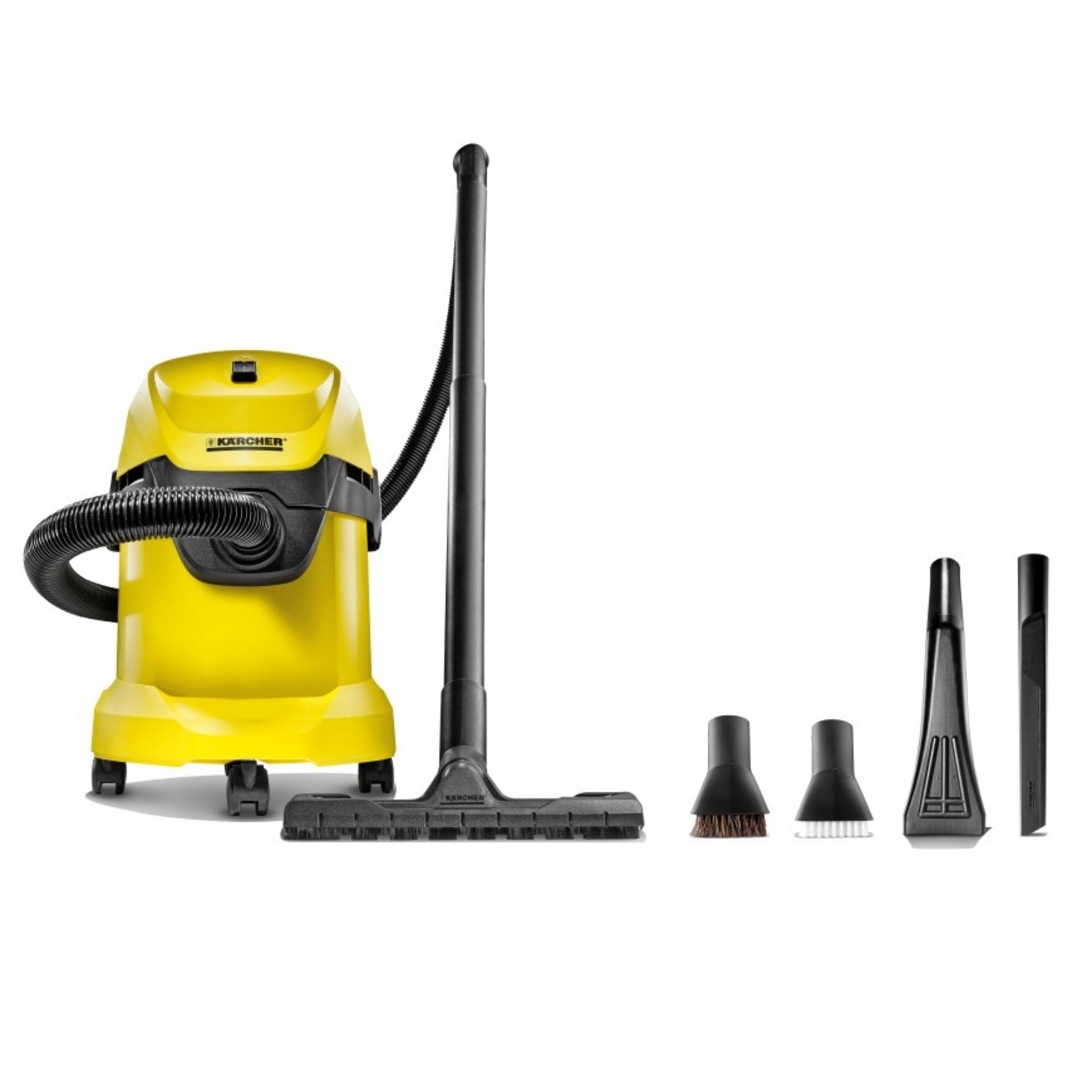KARCHER Aspirateur eau et poussière WD3 Car + accessoire brosse voiture ...