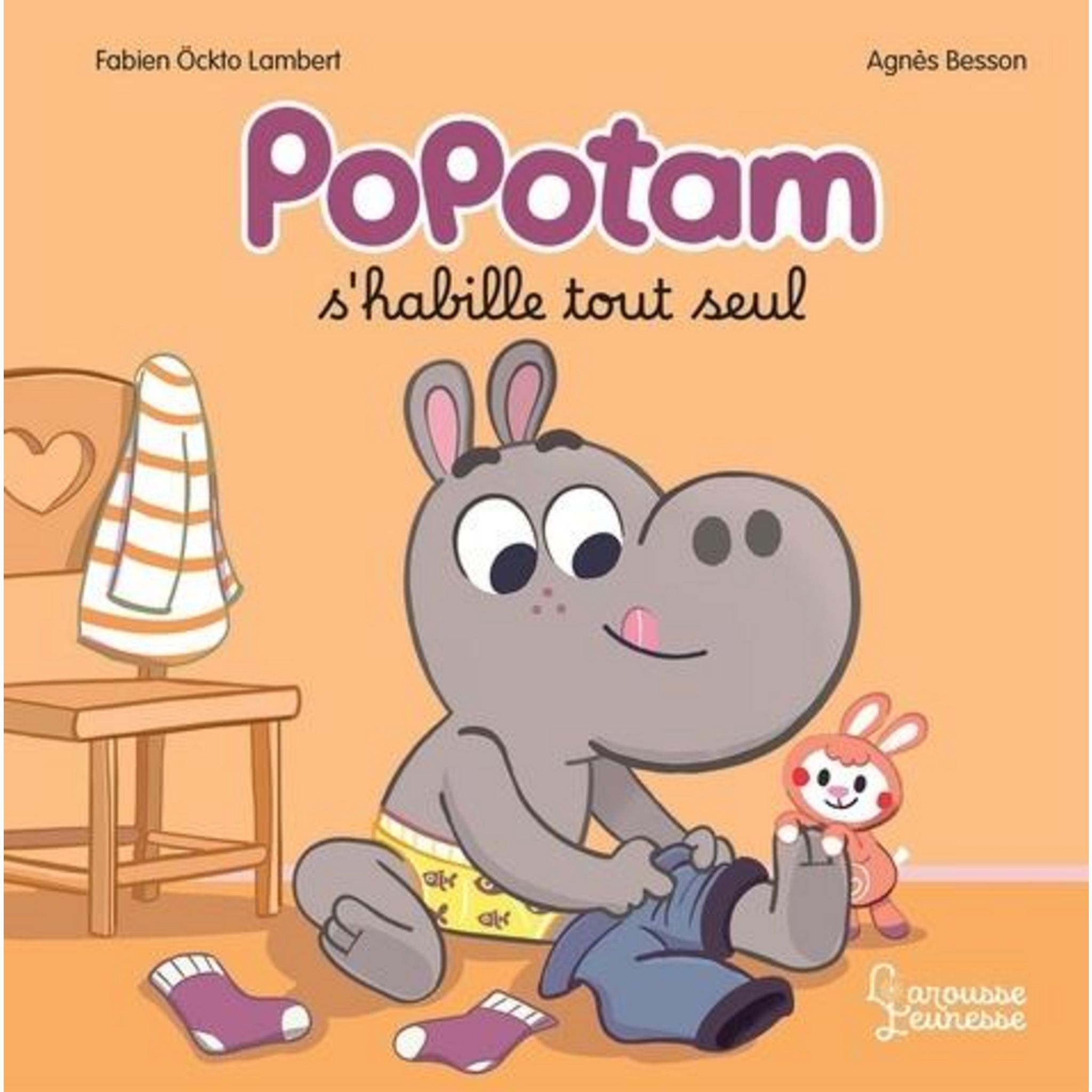 POPOTAM : POPOTAM S'HABILLE TOUT SEUL, Besson Agnès pas cher - Auchan.fr