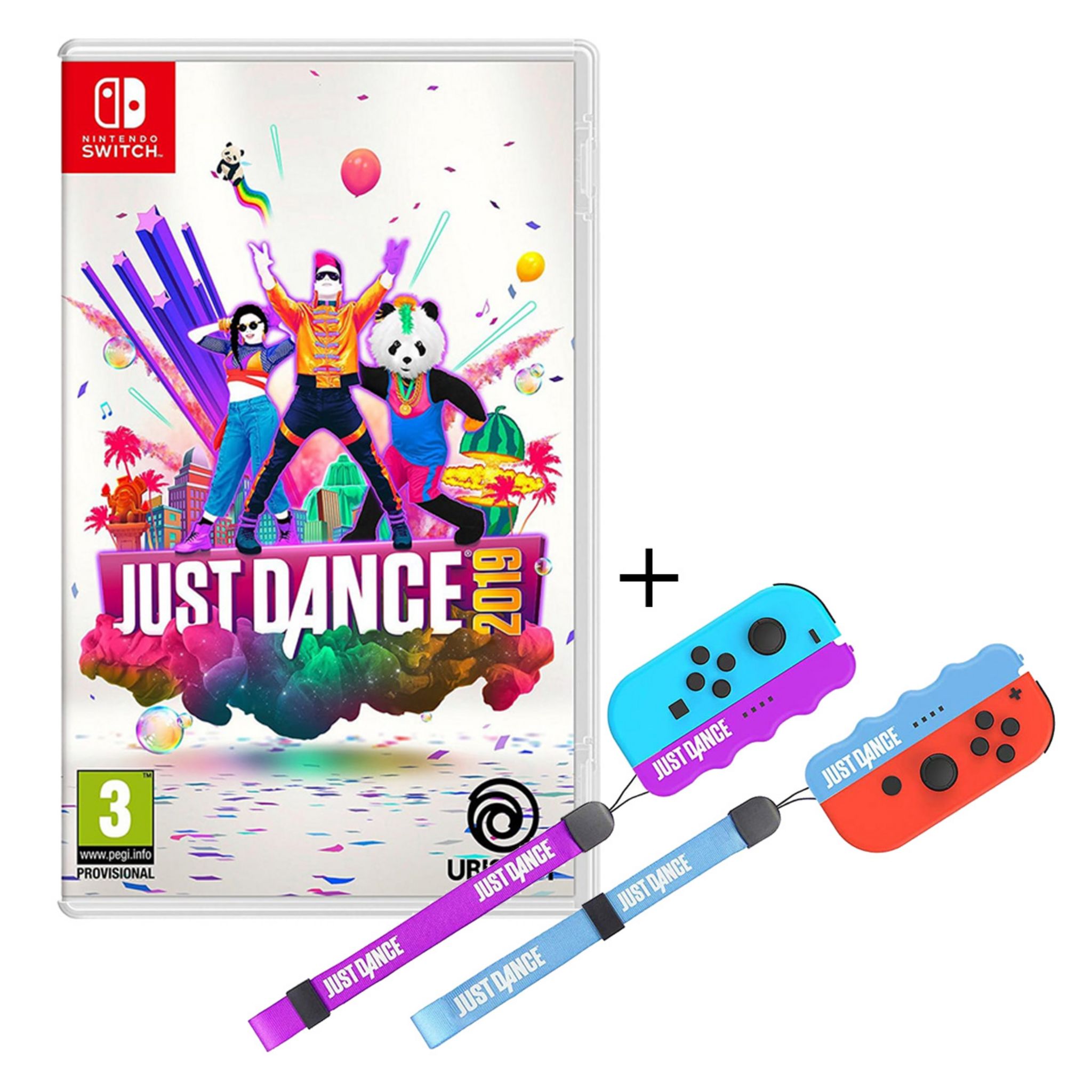 EXCLU WEB Just Dance 2019 Switch + Poignées ergonomiques Just Dance ...