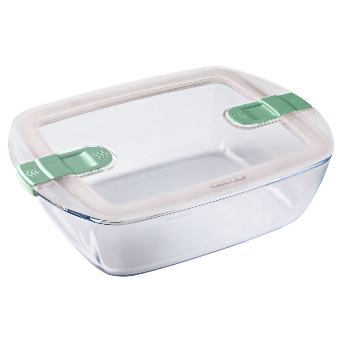 PYREX Plat rectangle 23 x 15 cm + couvercle COOK & HEAT 1,1 L pas cher ...