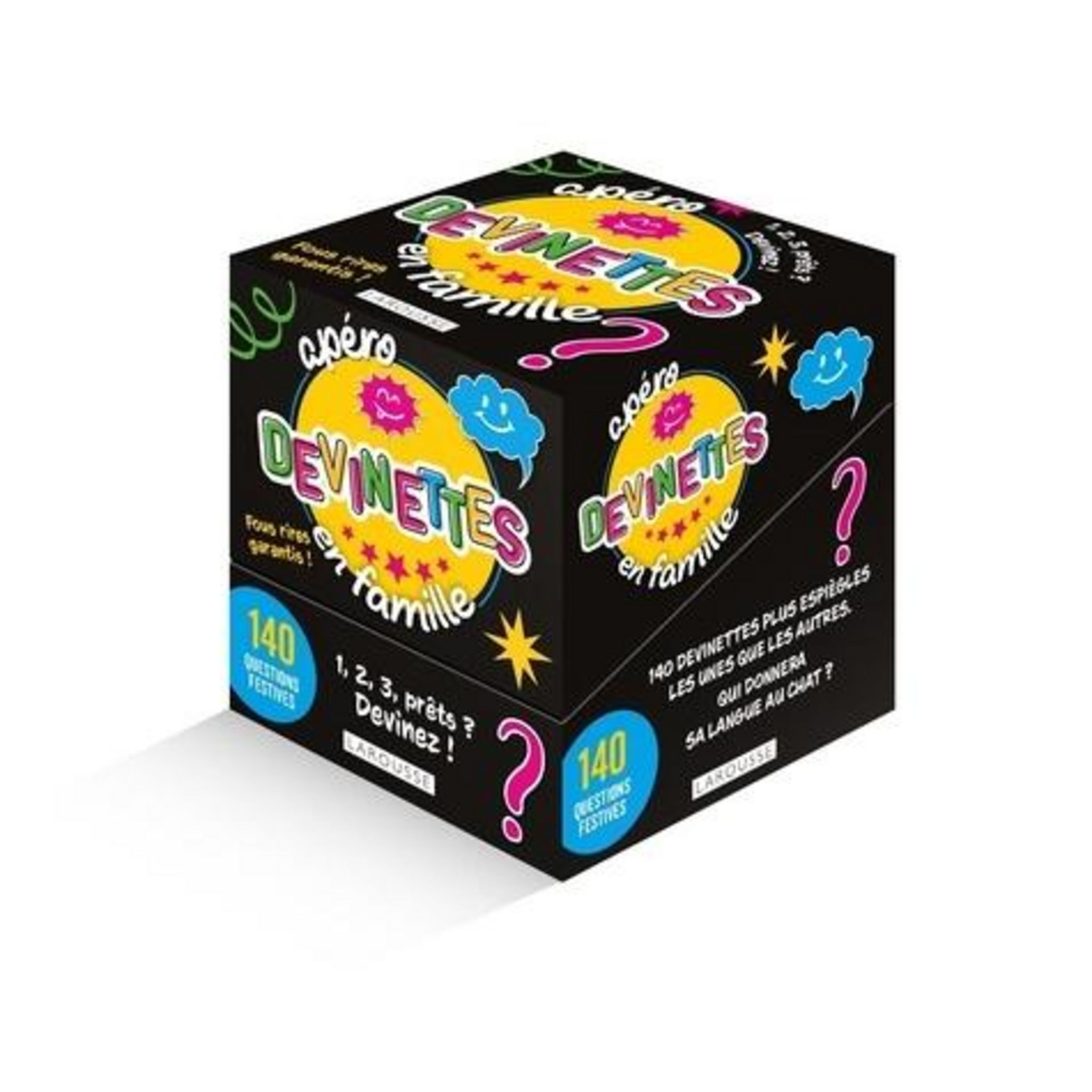 APERO DEVINETTES EN FAMILLE. 140 QUESTIONS FESTIVES, Larousse pas cher ...