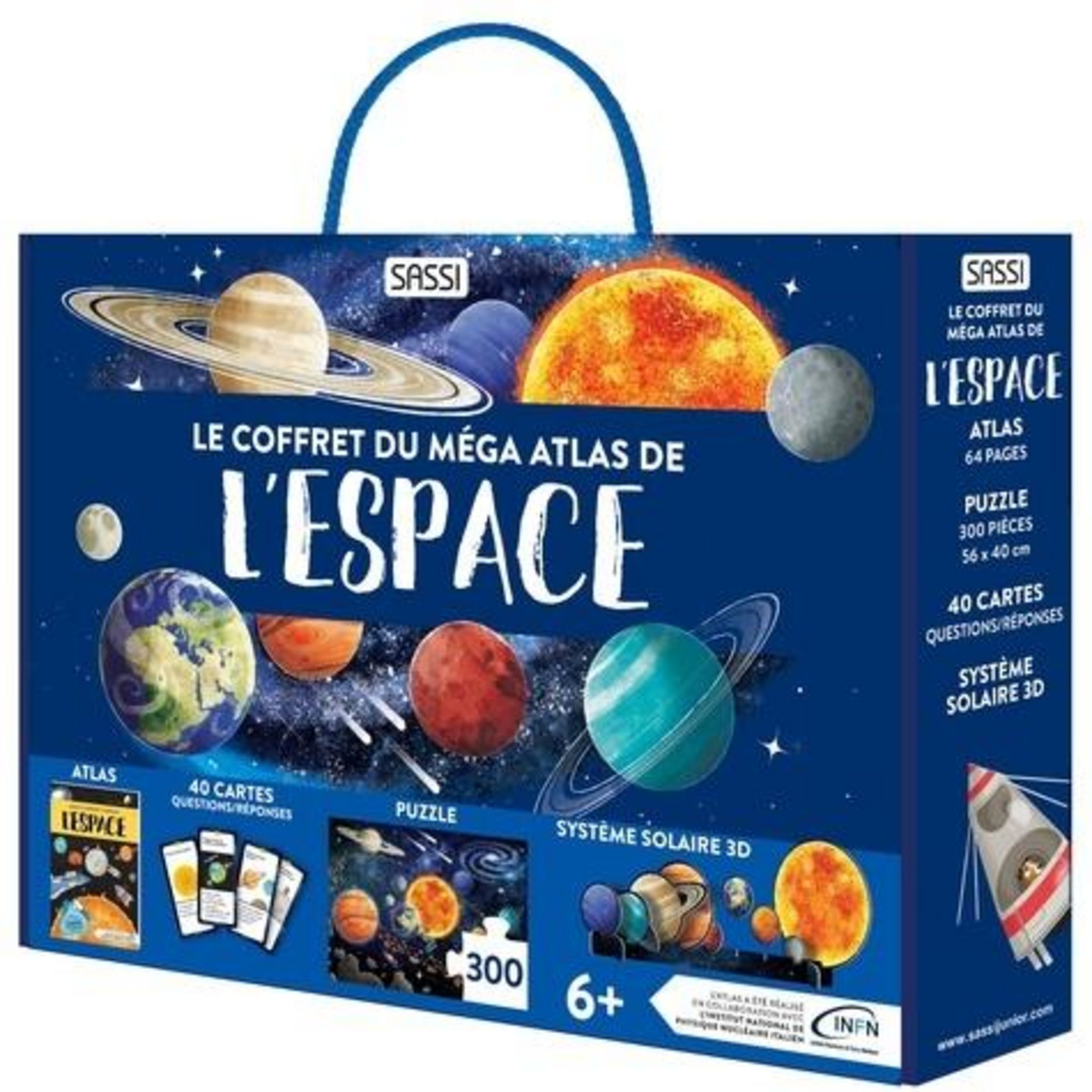 LE COFFRET DU MEGA ATLAS DE L'ESPACE. AVEC 40 CARTES, 1 PUZZLE ET UN ...