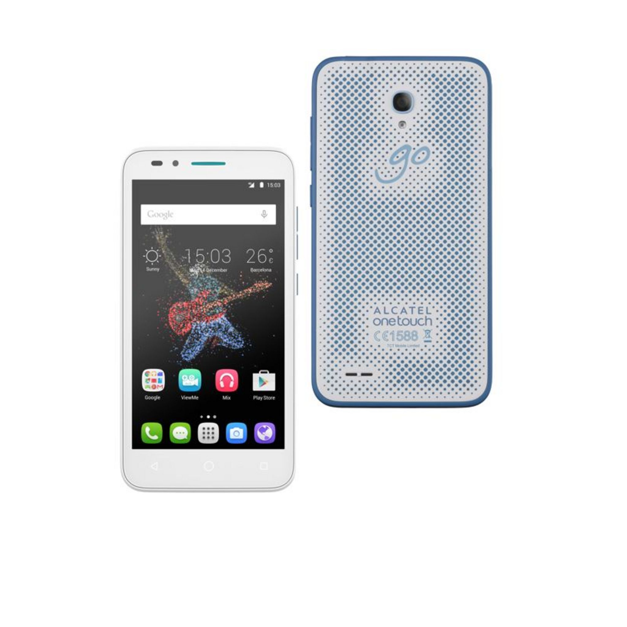 ALCATEL Smartphone Go Play Blanc/Bleu pas cher - Auchan.fr