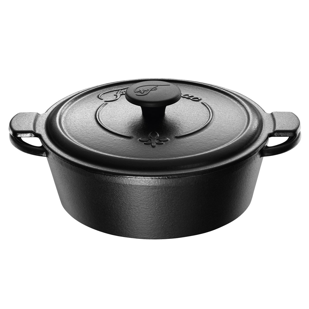 FONTIGNAC Cocotte ovale 33 cm Noir pas cher - Auchan.fr