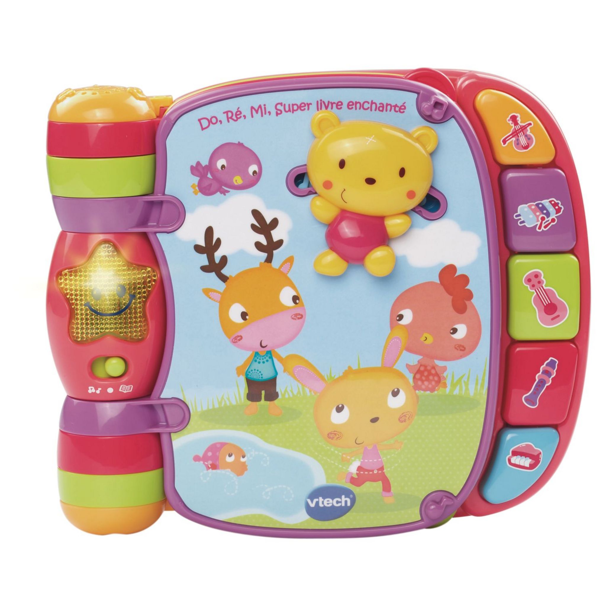 VTECH Do, Ré, Mi super livre enchanté pas cher - Auchan.fr