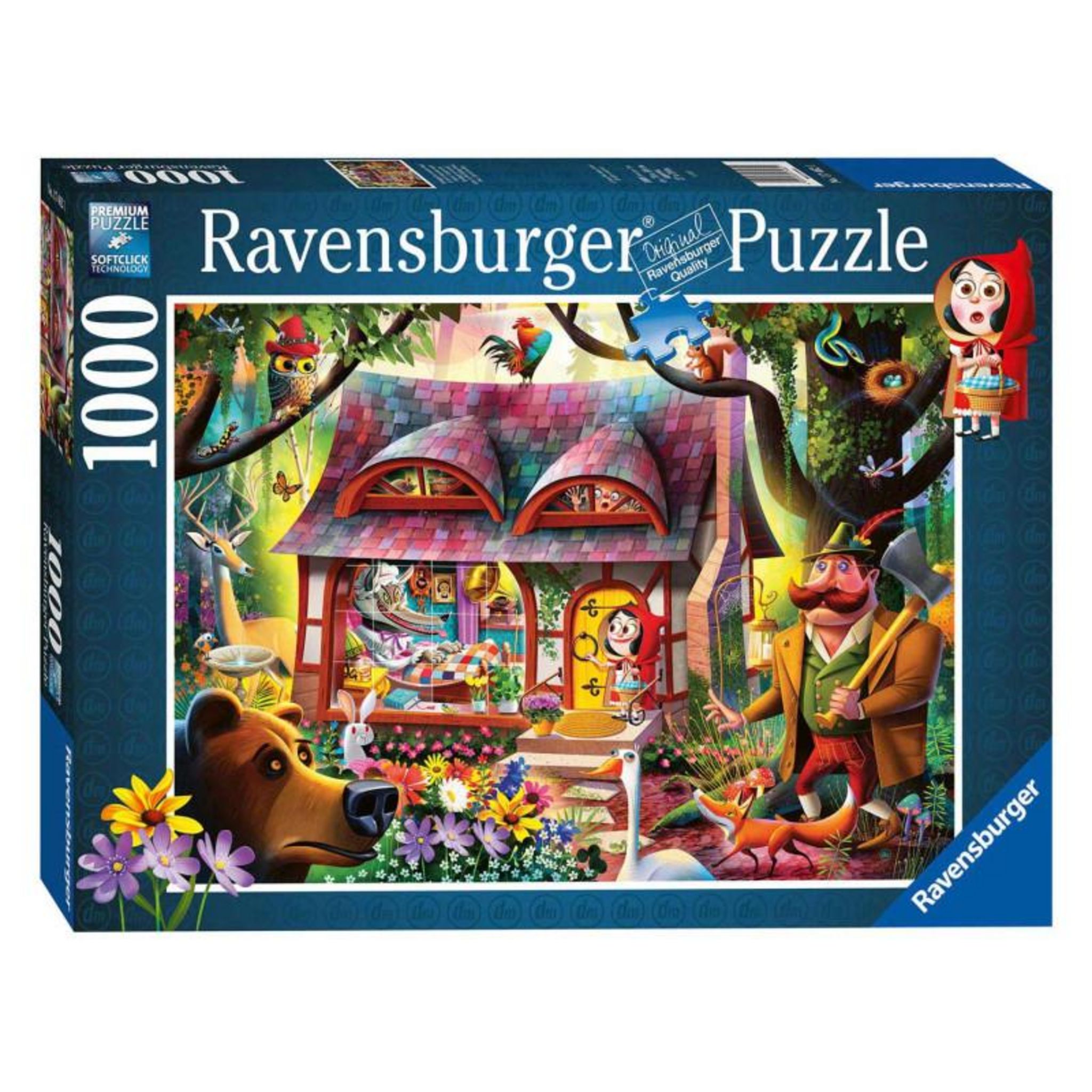 RAVENSBURGER Ravensburger Puzzle Little Red Riding Hood and the Wolf ...