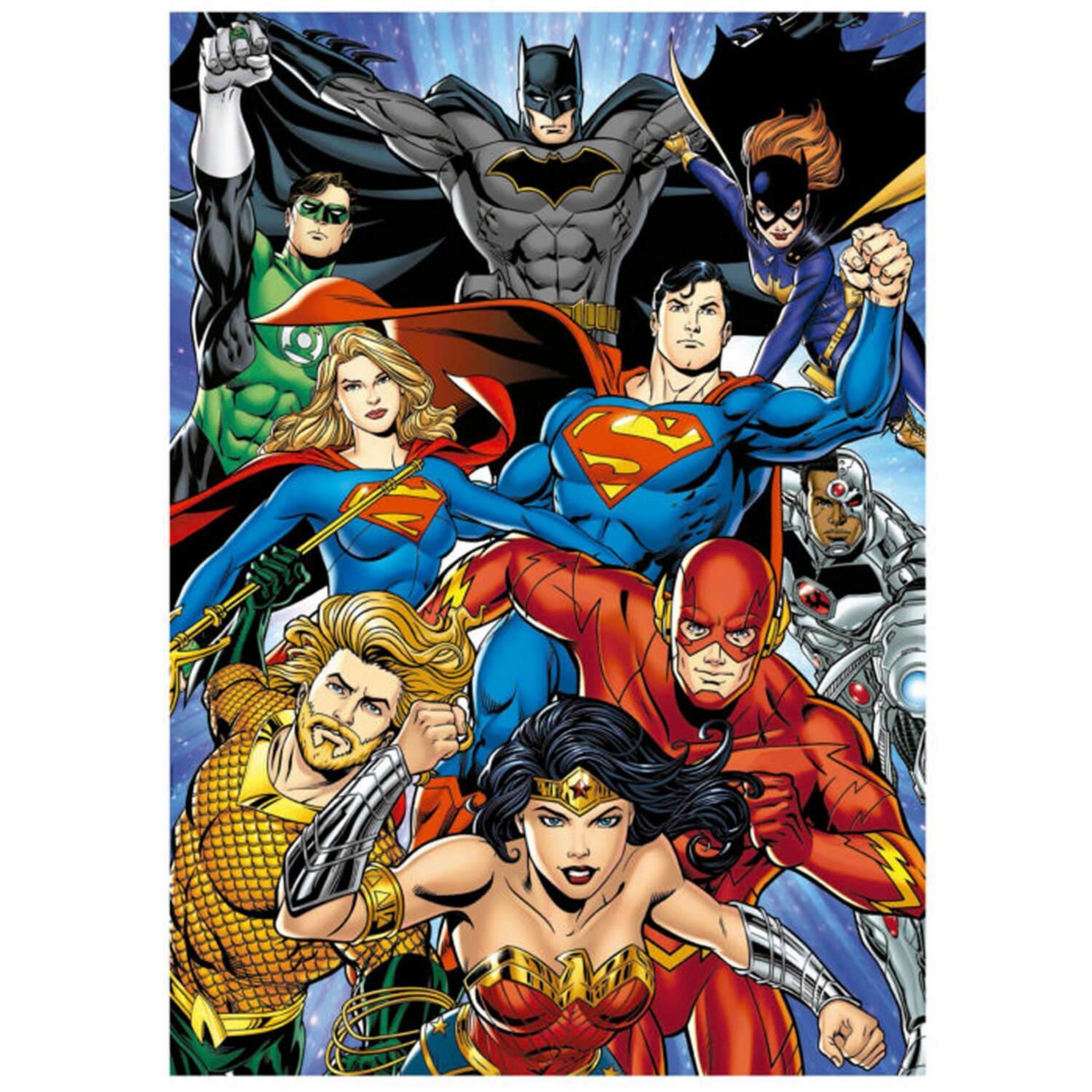 EDUCA Puzzle 1000 pièces : DC Comics Justice League pas cher - Auchan.fr