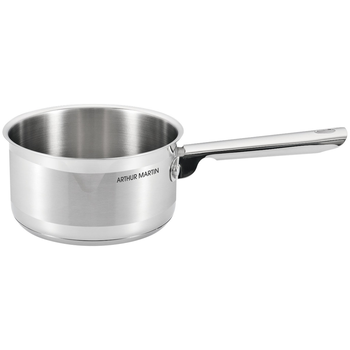 Arthur Martin Casserole induction inox 18 cm pas cher - Auchan.fr