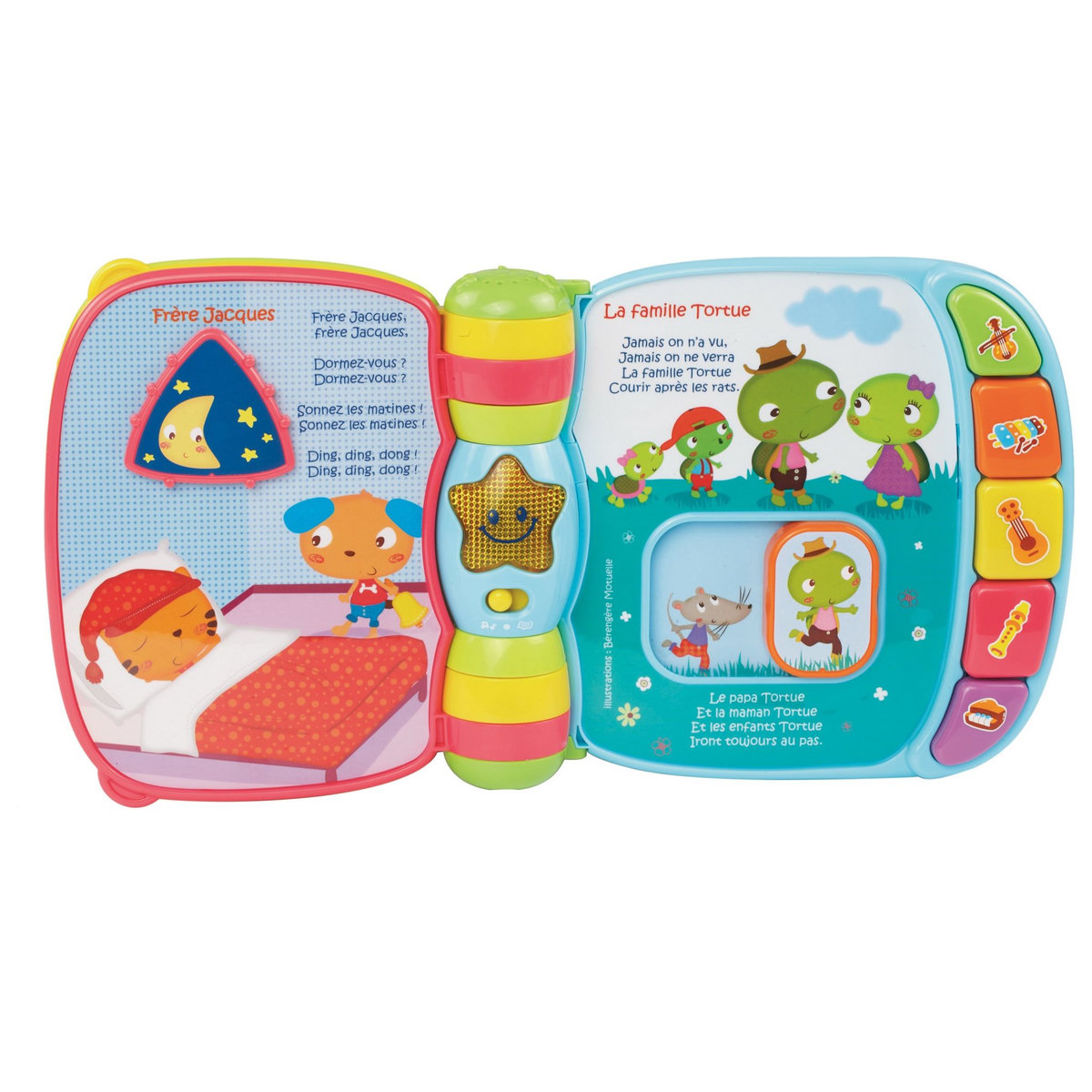 VTECH Do, Ré, Mi super livre enchanté bleu pas cher - Auchan.fr